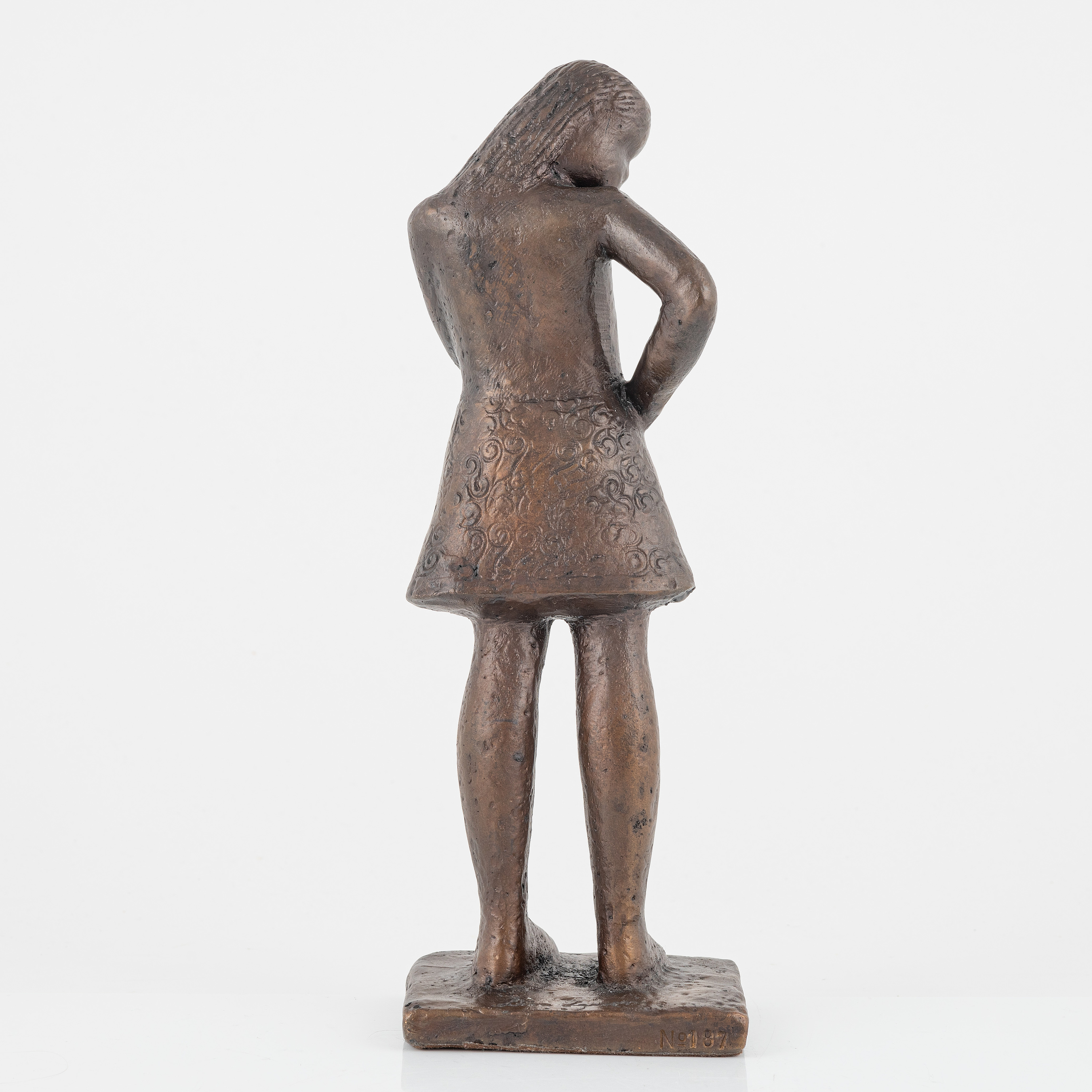 Lisa Larson, "The Teenager", a bronze sculpture, Scandia Present ...