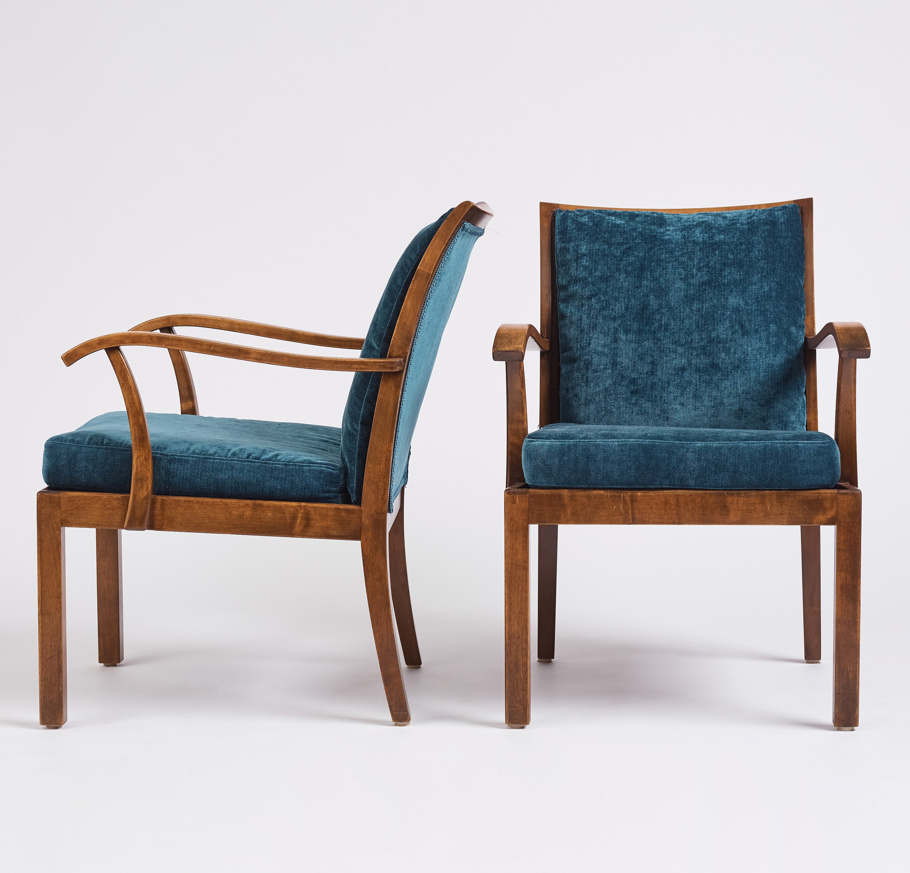 Axel Larsson, a pair of armchairs, Svenska Möbelfabrikerna Bodafors ...