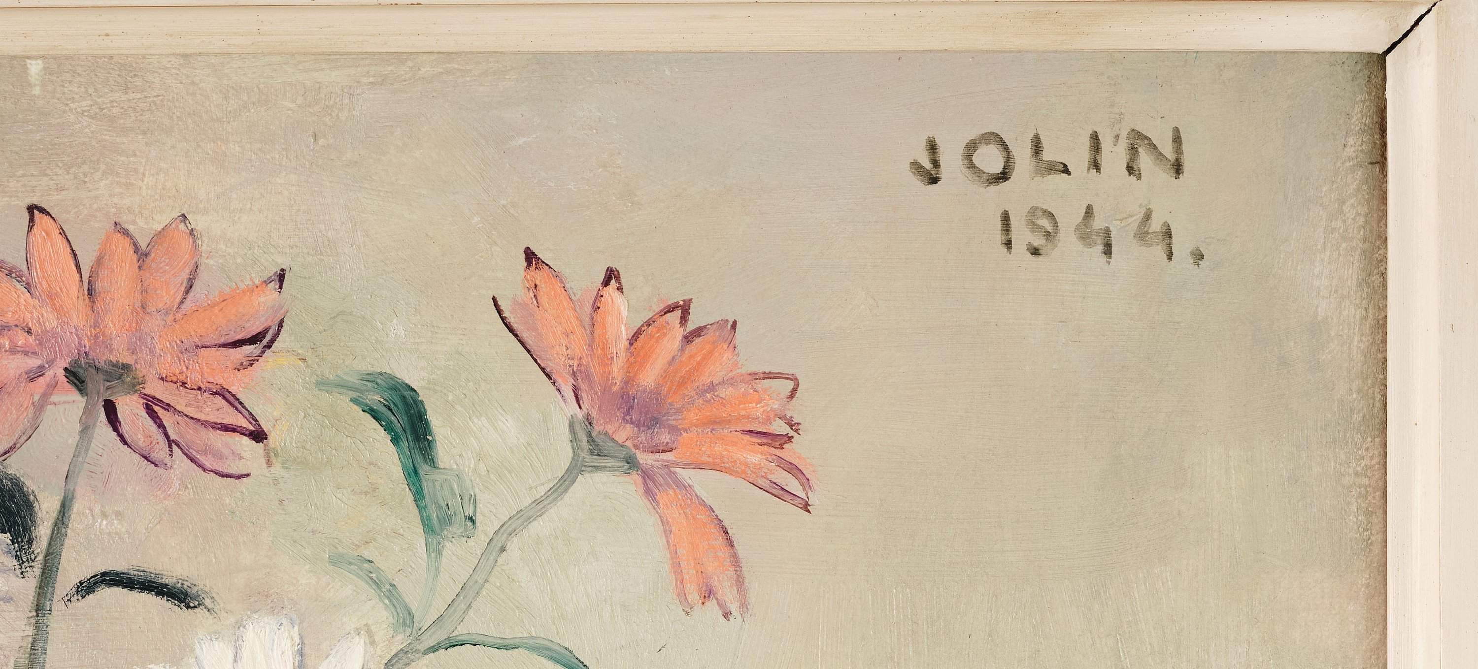 Einar Jolin, Still life with flowers. - Bukowskis