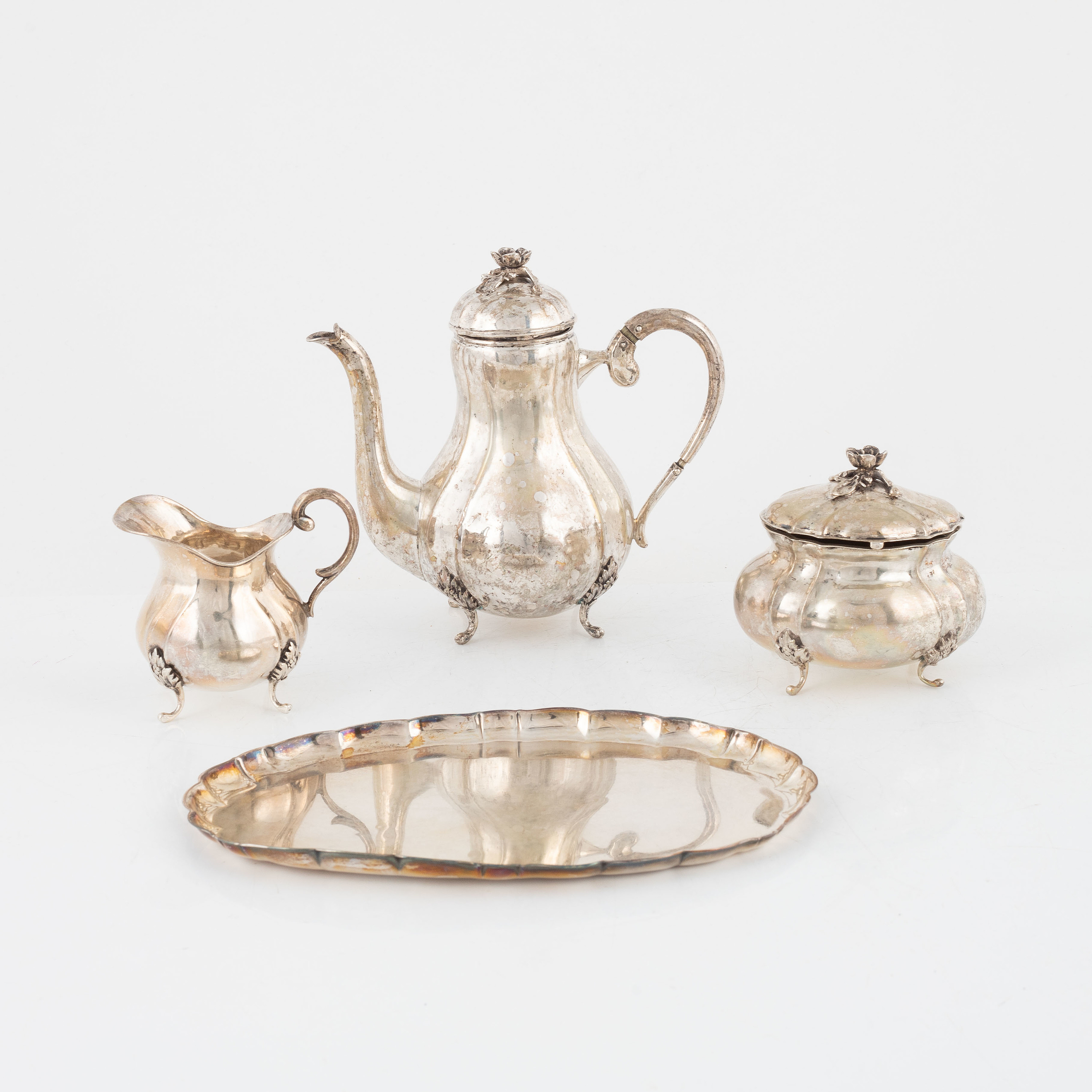 A three pieces coffee service, silver. - Bukowskis
