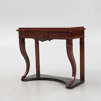An Empire mahogany console table, 19th Century. - Bukowskis