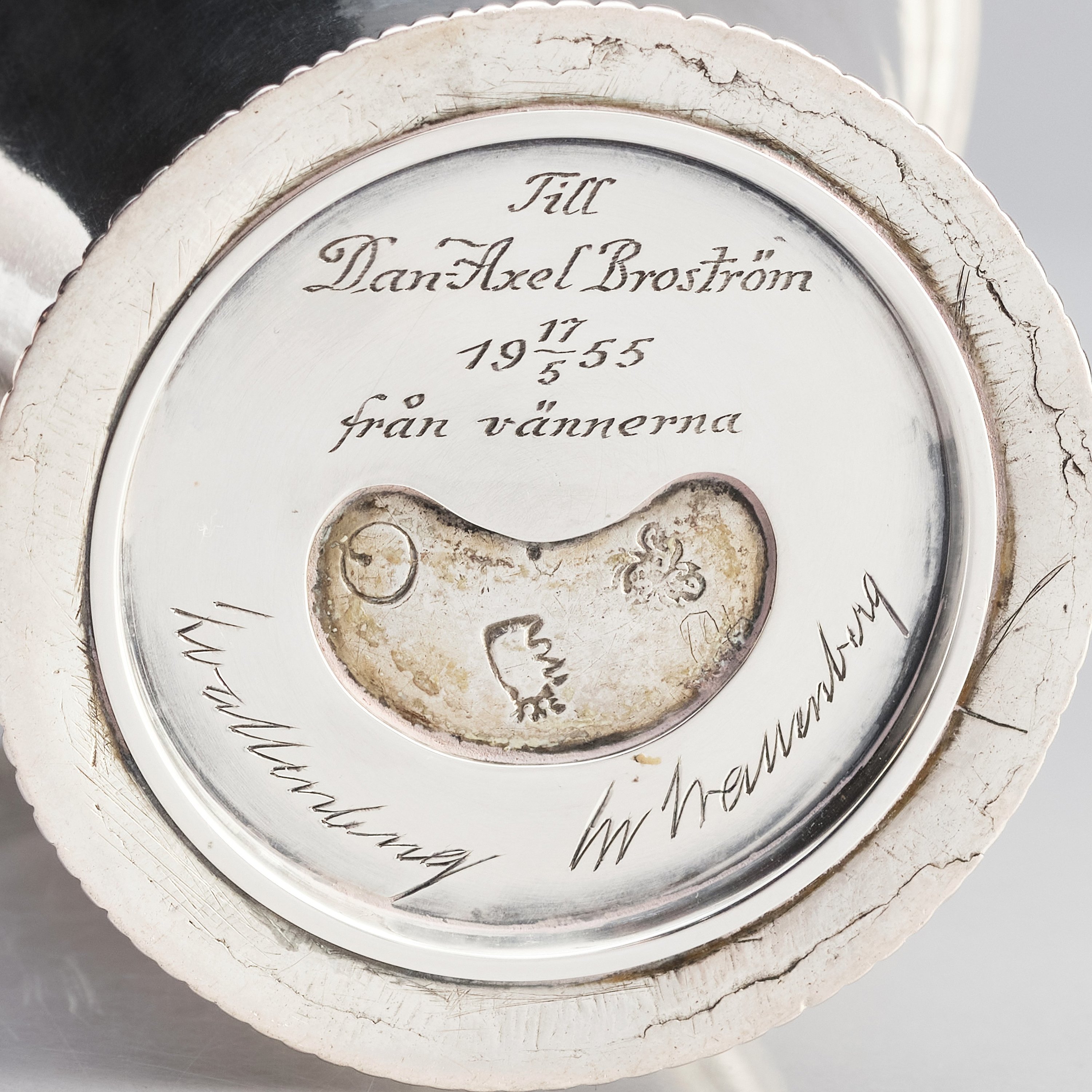 A Swedish silver beaker, marks of Johan Friedrich Steltzner, Malmö 1729 ...