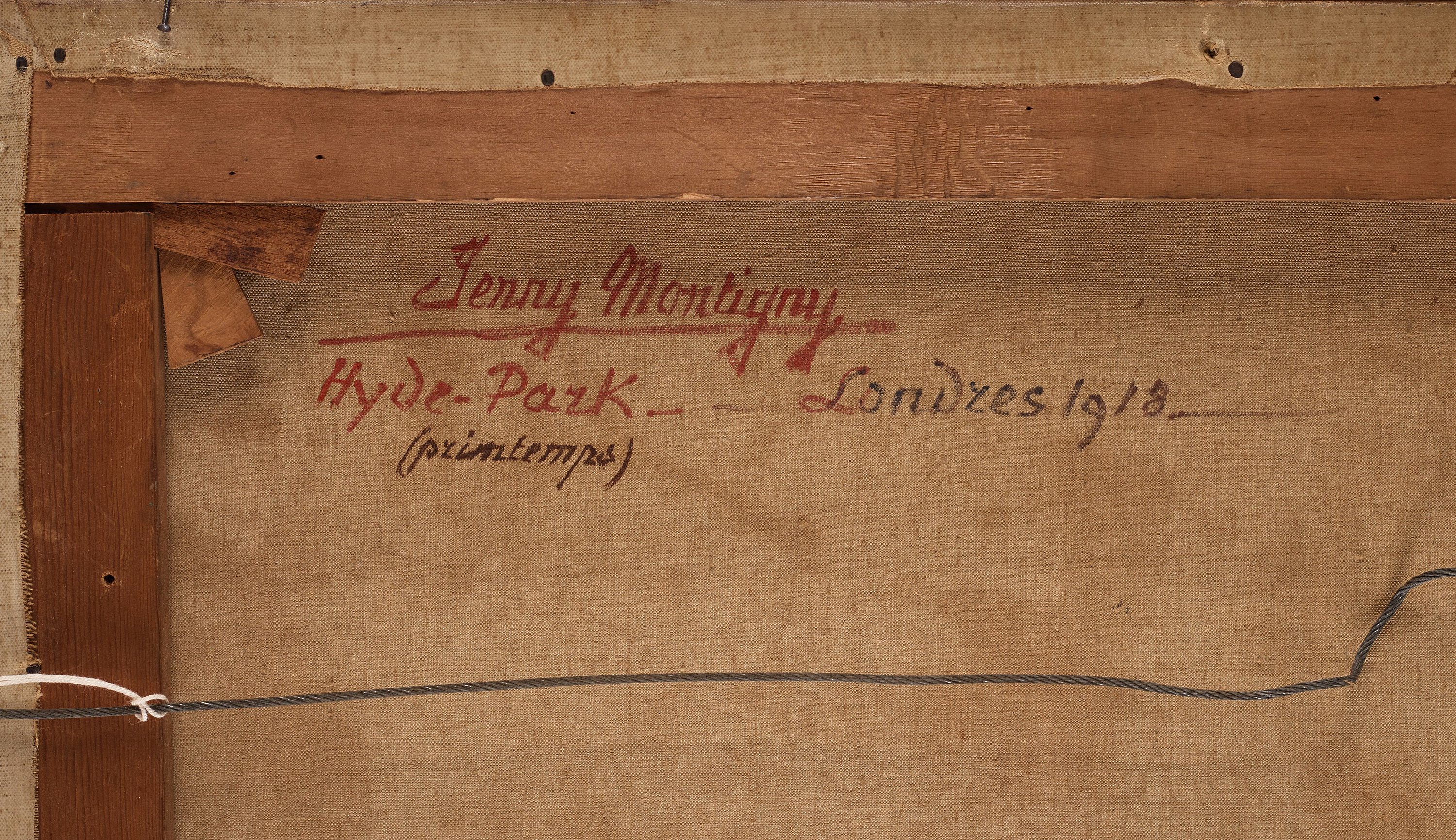 Jenny Montigny, Hyde park. - Bukowskis