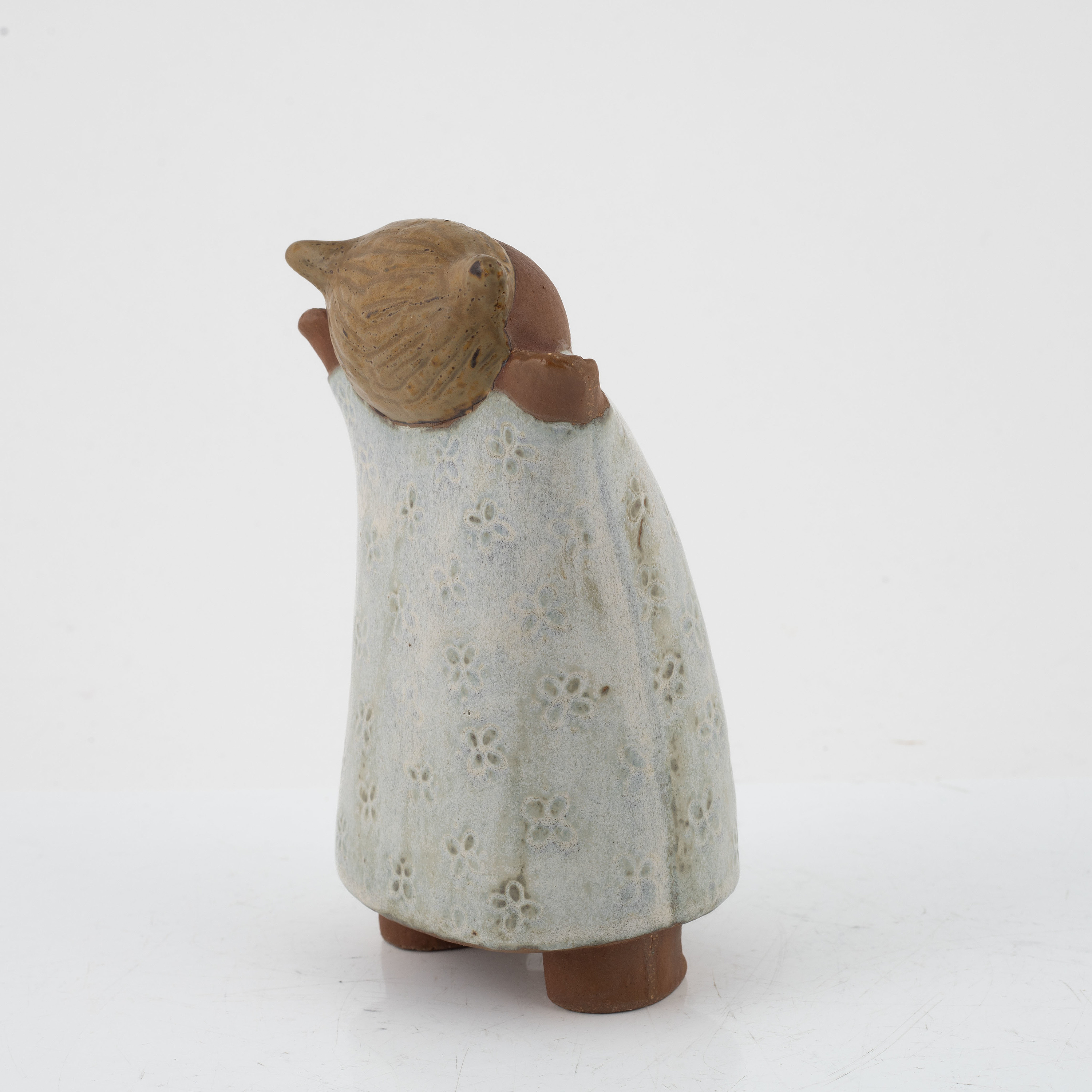 Lisa Larson, figurin i stengods, "Susanna", ur serien "Larsons ungar", Gustavsberg, i produktion ...