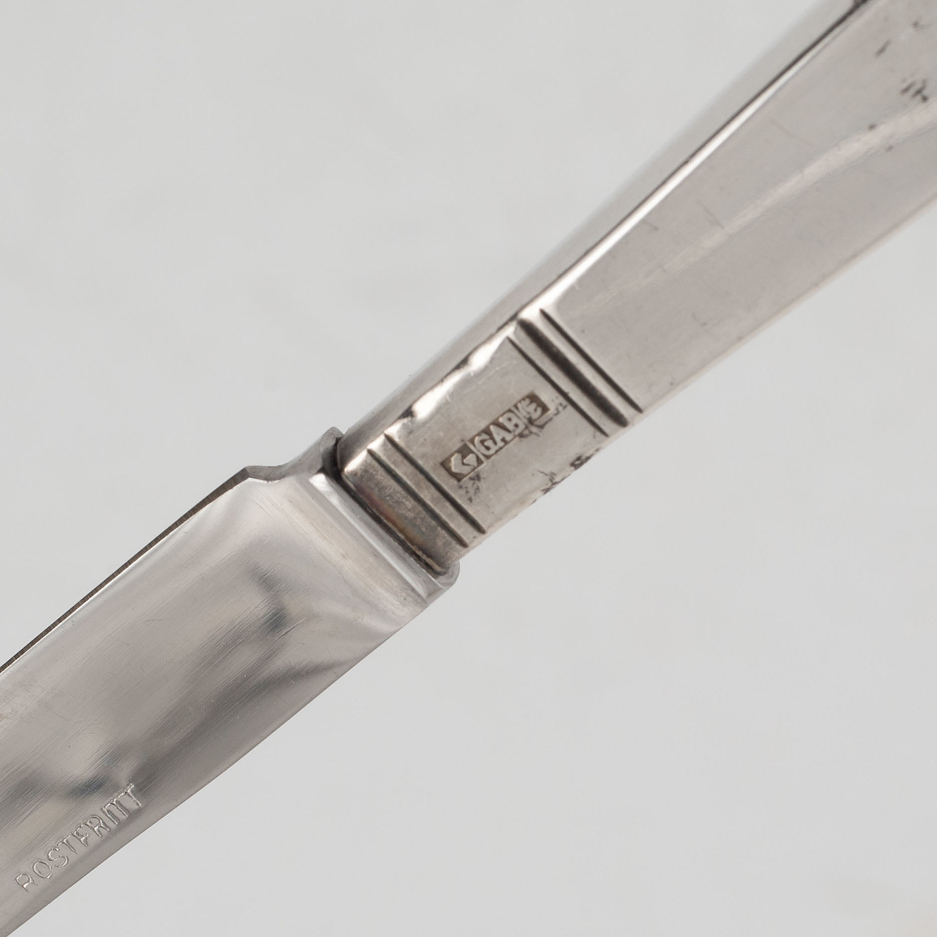 Jacob Ängman, smörgåsbestick, 24 delar, silver, modell "Rosenholm", GAB ...