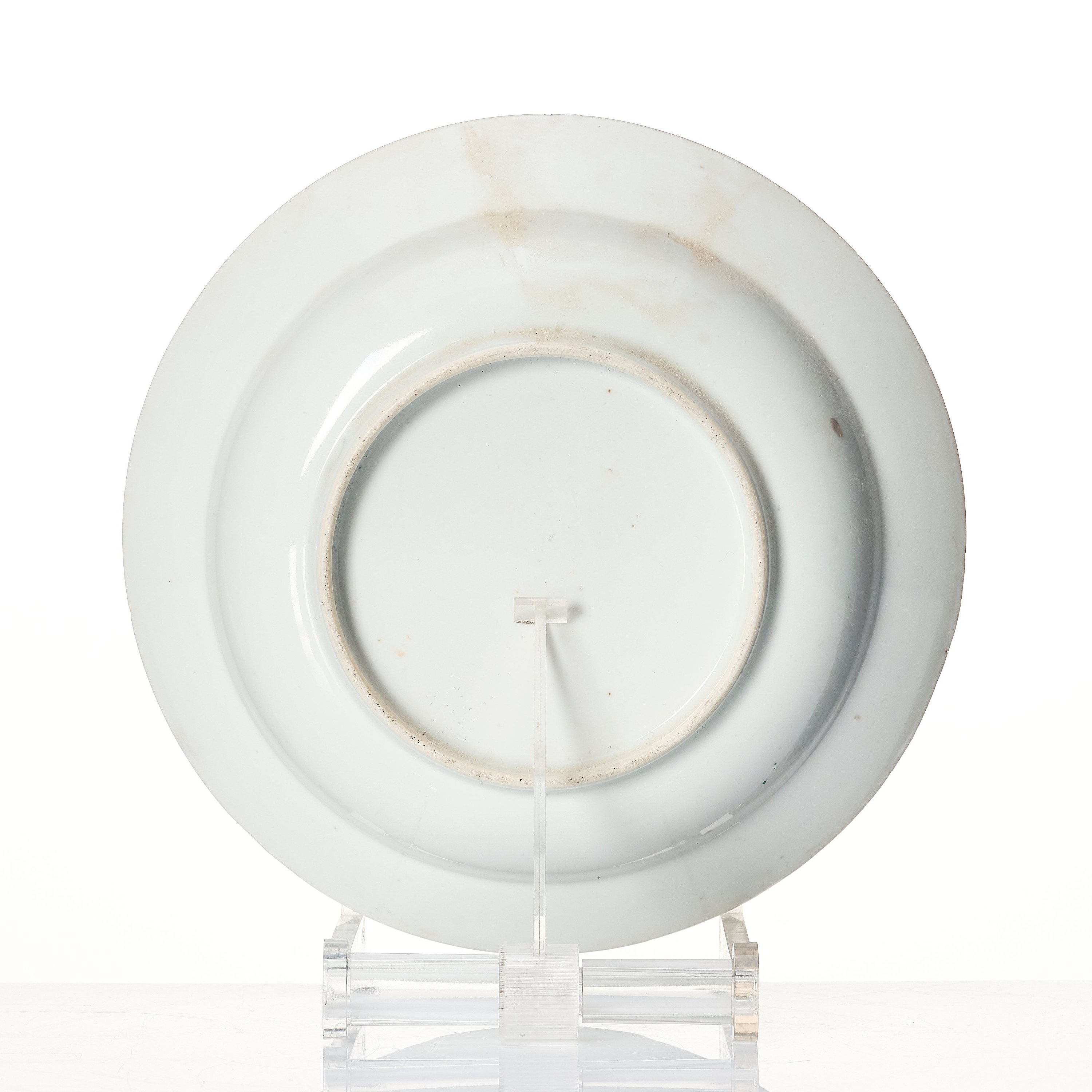 A famille verte 'lady & boys' dish, Qing dynasty, Kangxi (1662-1722 ...