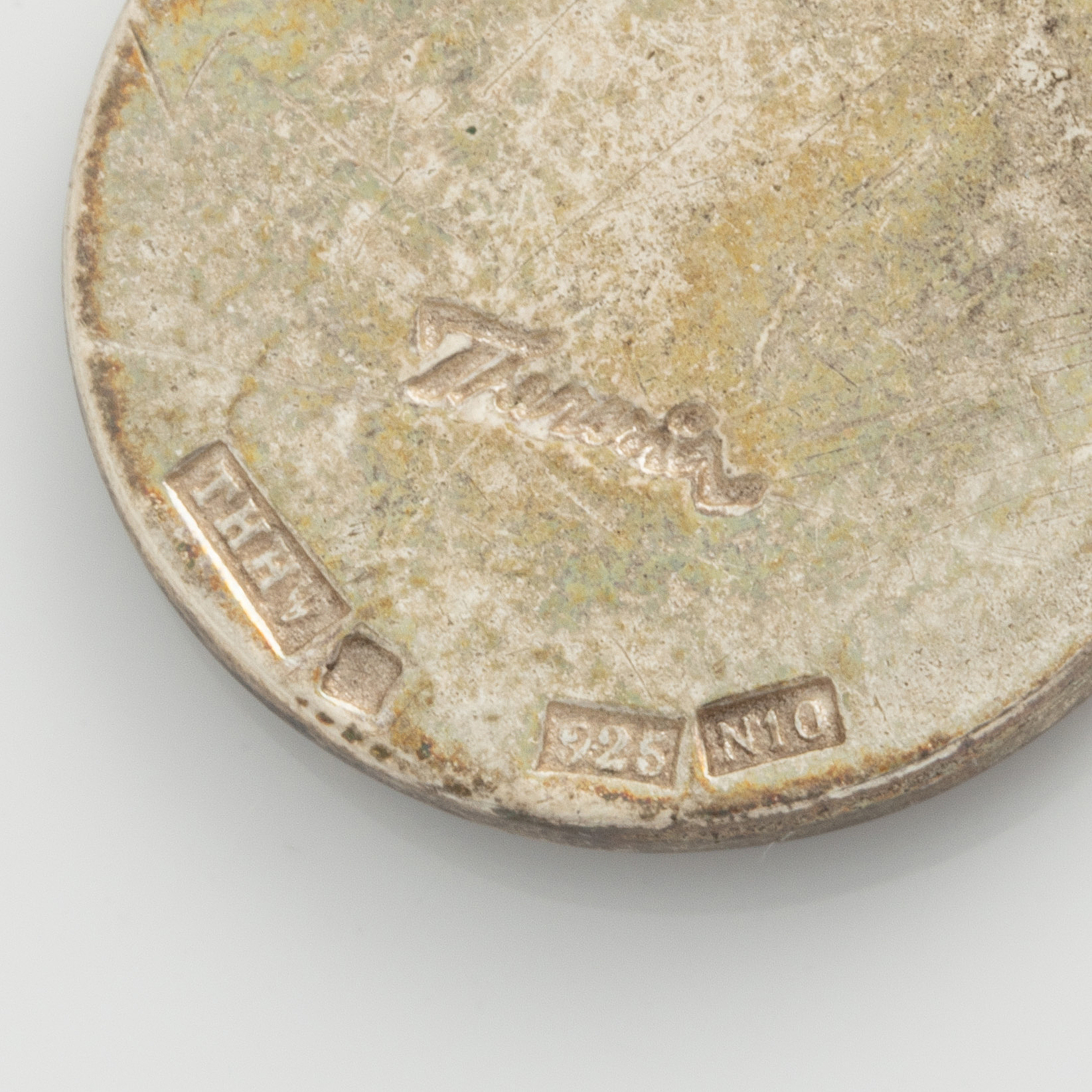 Theresia Hvorslev, ett par örhängen, silver. - Bukowskis