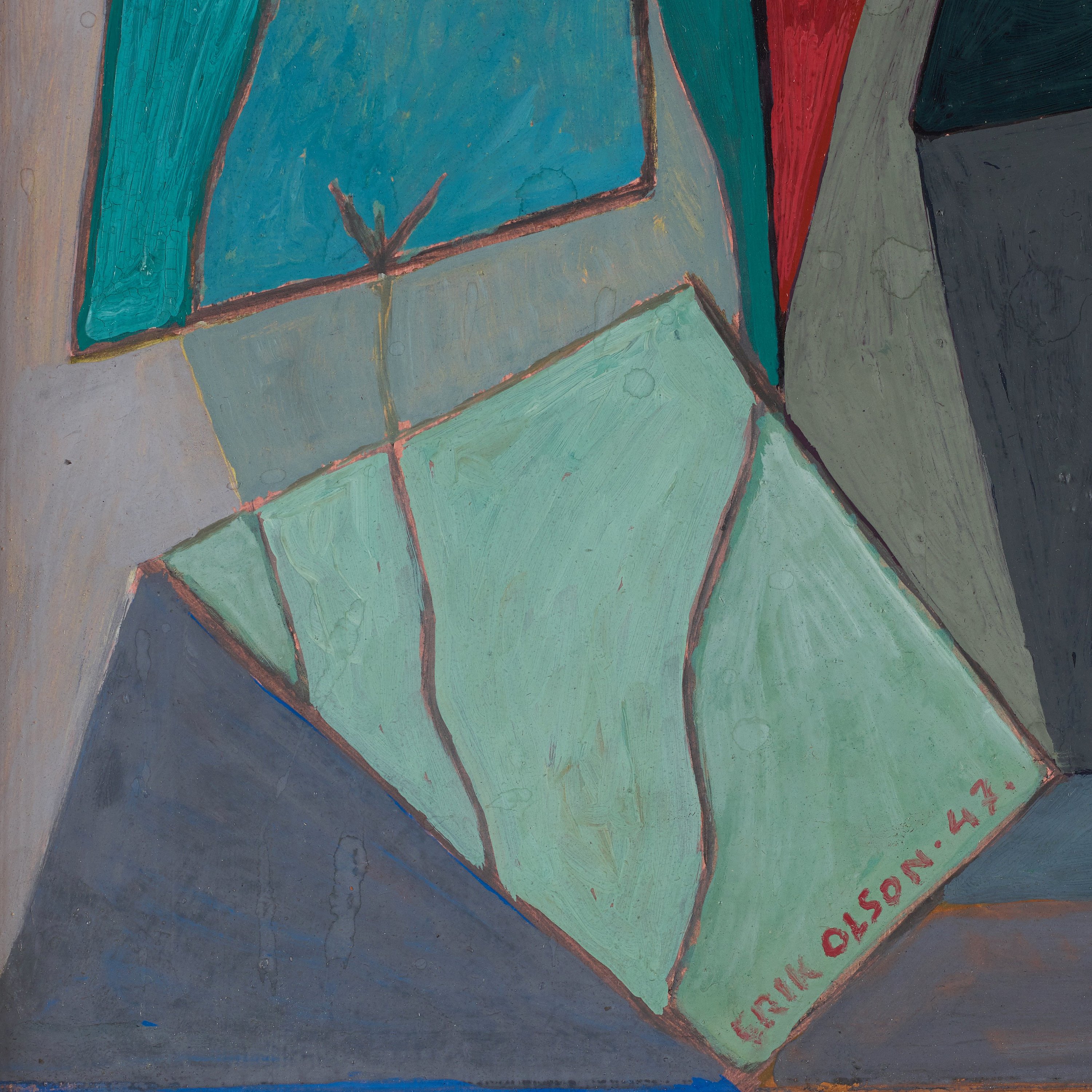 Erik Olson, Figurative Composition. - Bukowskis