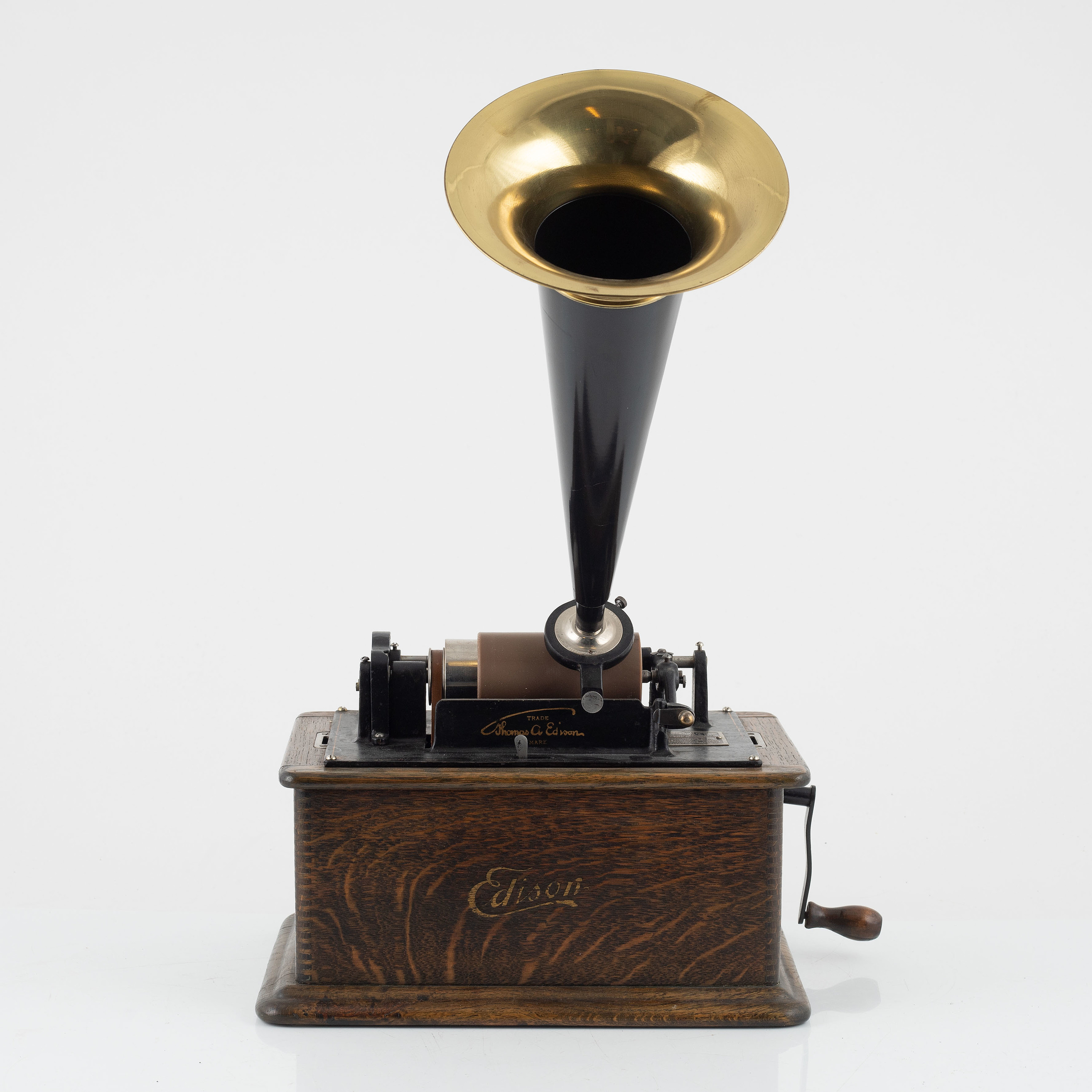 Fonograf, Thomas A. Edison, USA, 1800-talets slut. - Bukowskis