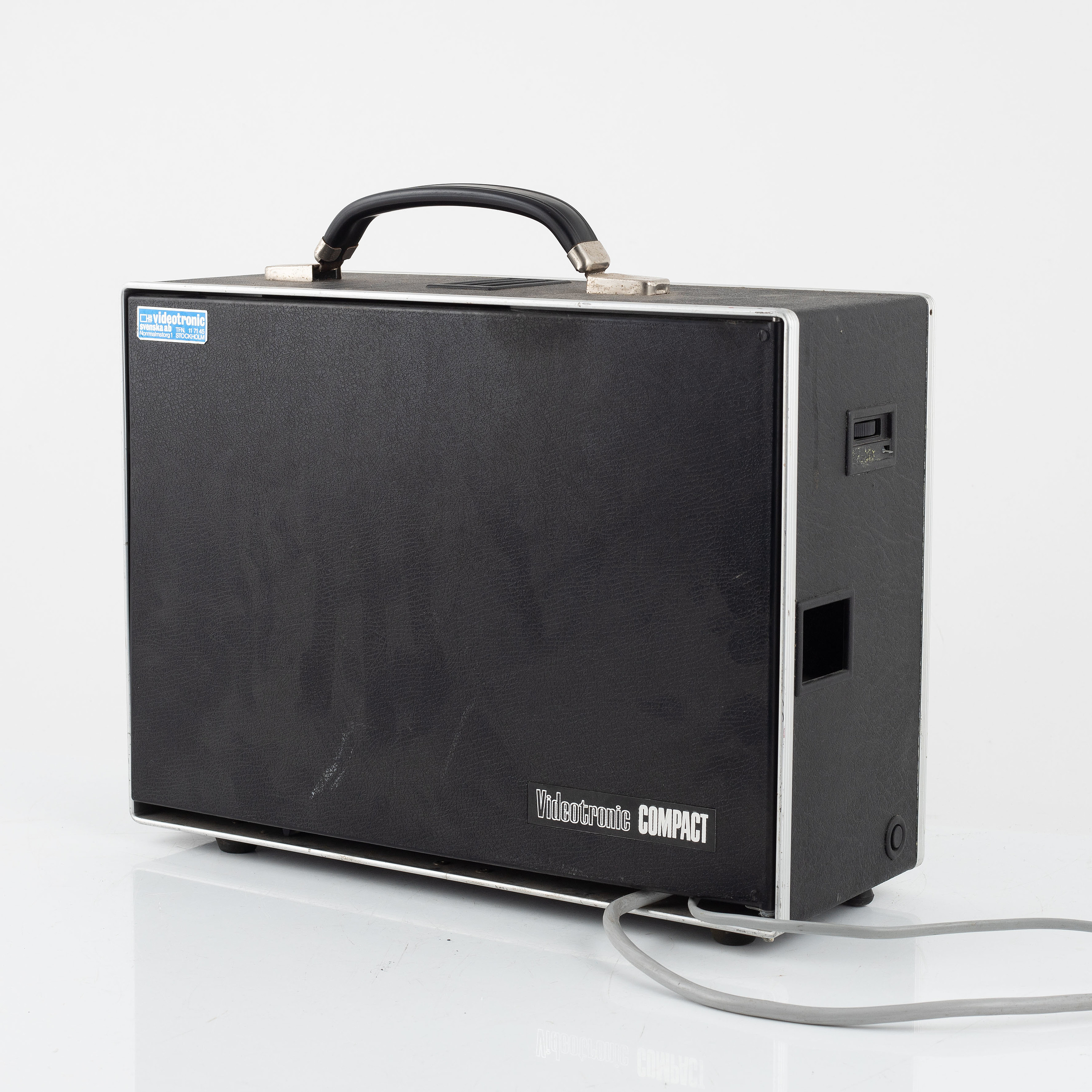 Small film projector, Videotronic super 8 Compact, Norske smalfilmsapparater. - Bukowskis