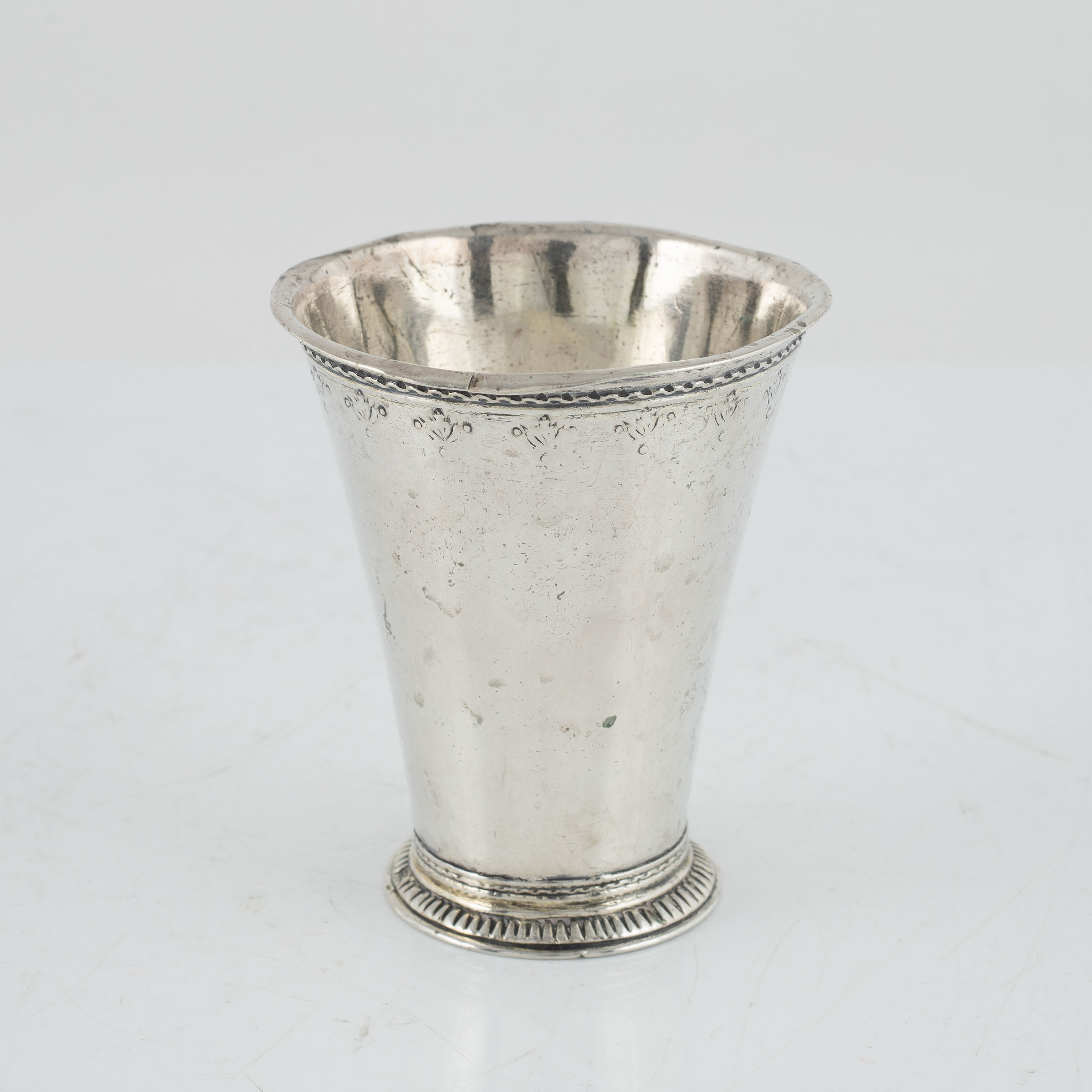 Thomas Beckman d.y. (1727-1759 (1772)), bägare, silver, Örebro. Rokoko ...