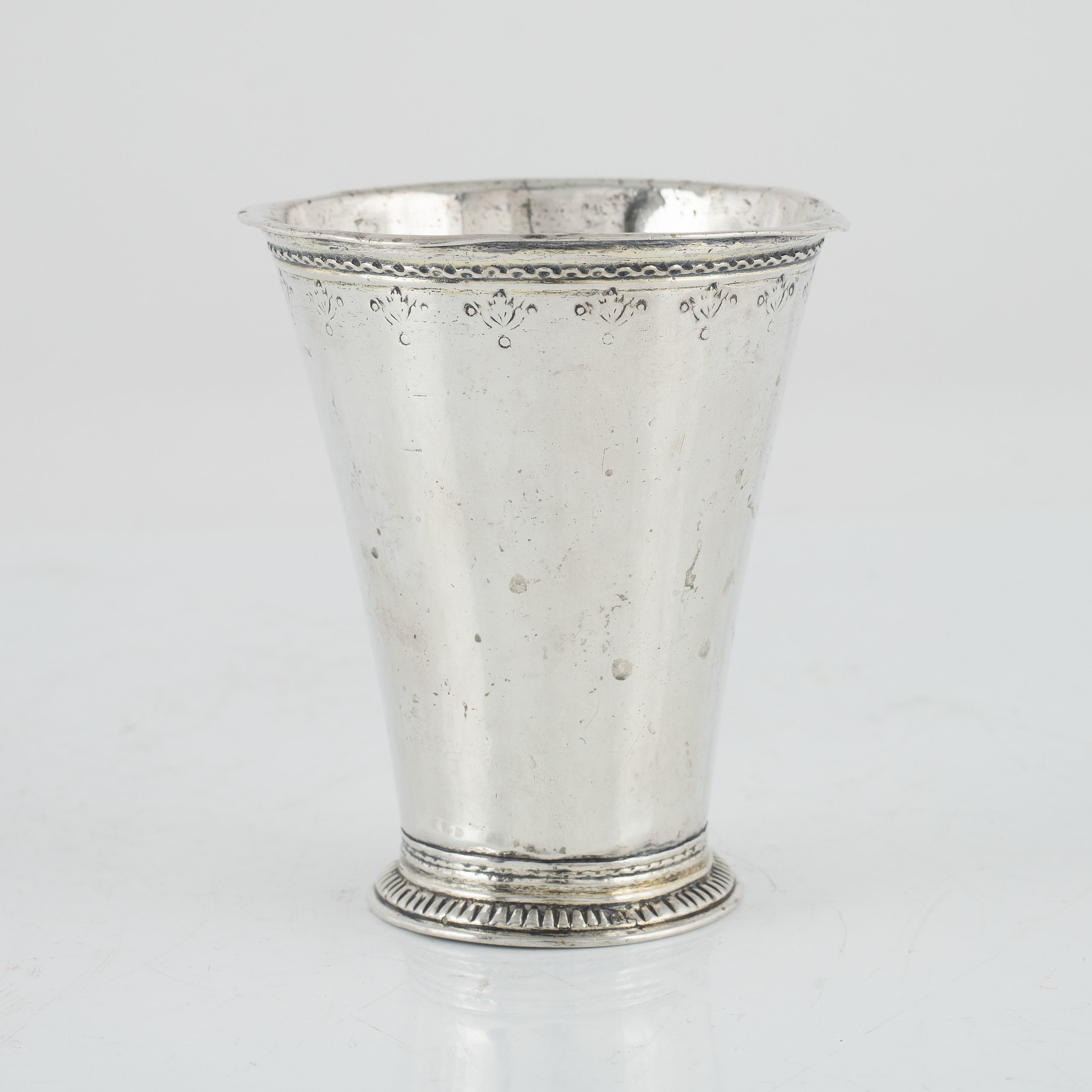 Thomas Beckman d.y. (1727-1759 (1772)), bägare, silver, Örebro. Rokoko ...