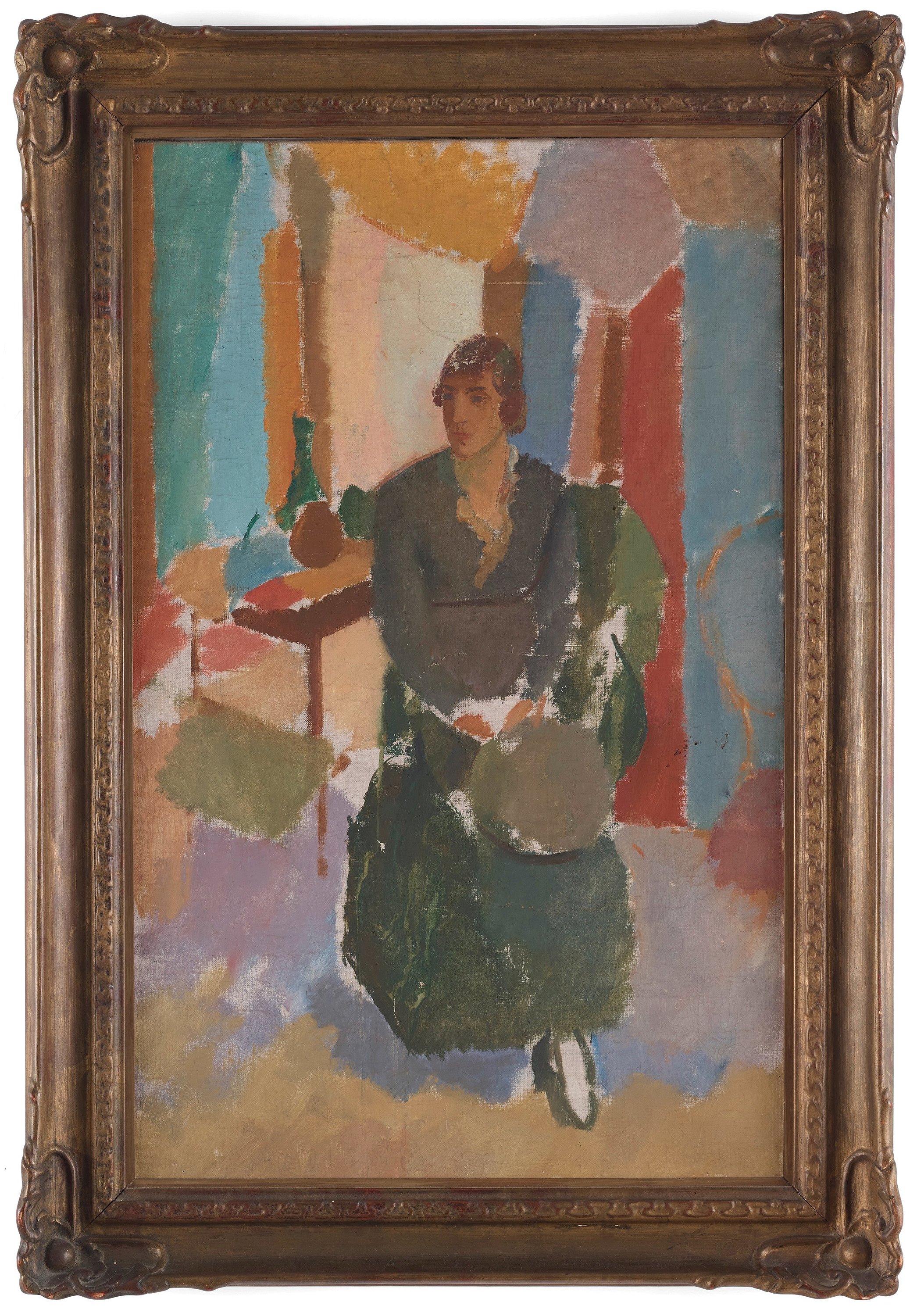 Karl Isakson, "Sittande kvinna" (Sitting model). - Bukowskis