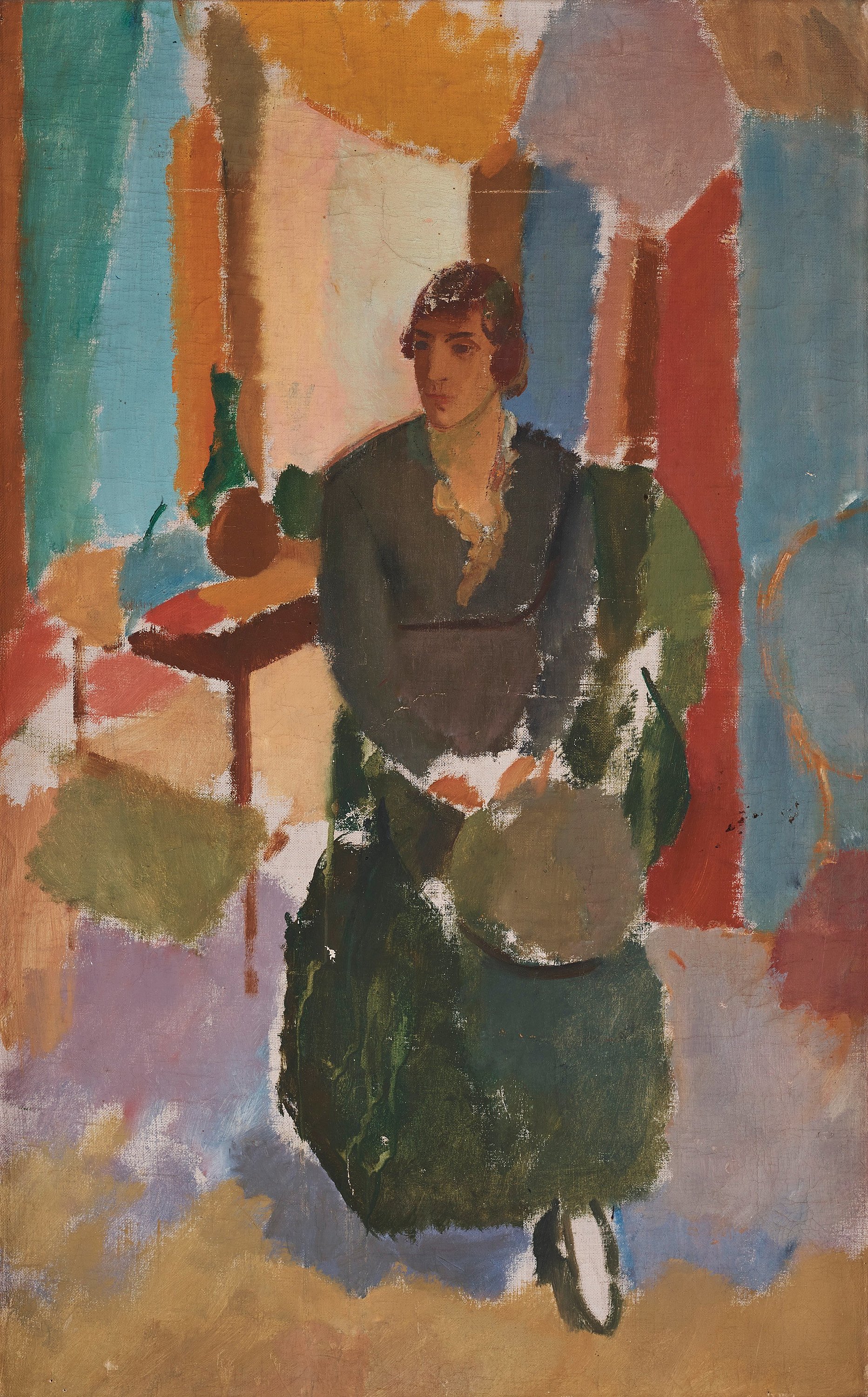 Karl Isakson, "Sittande kvinna" (Sitting model). - Bukowskis