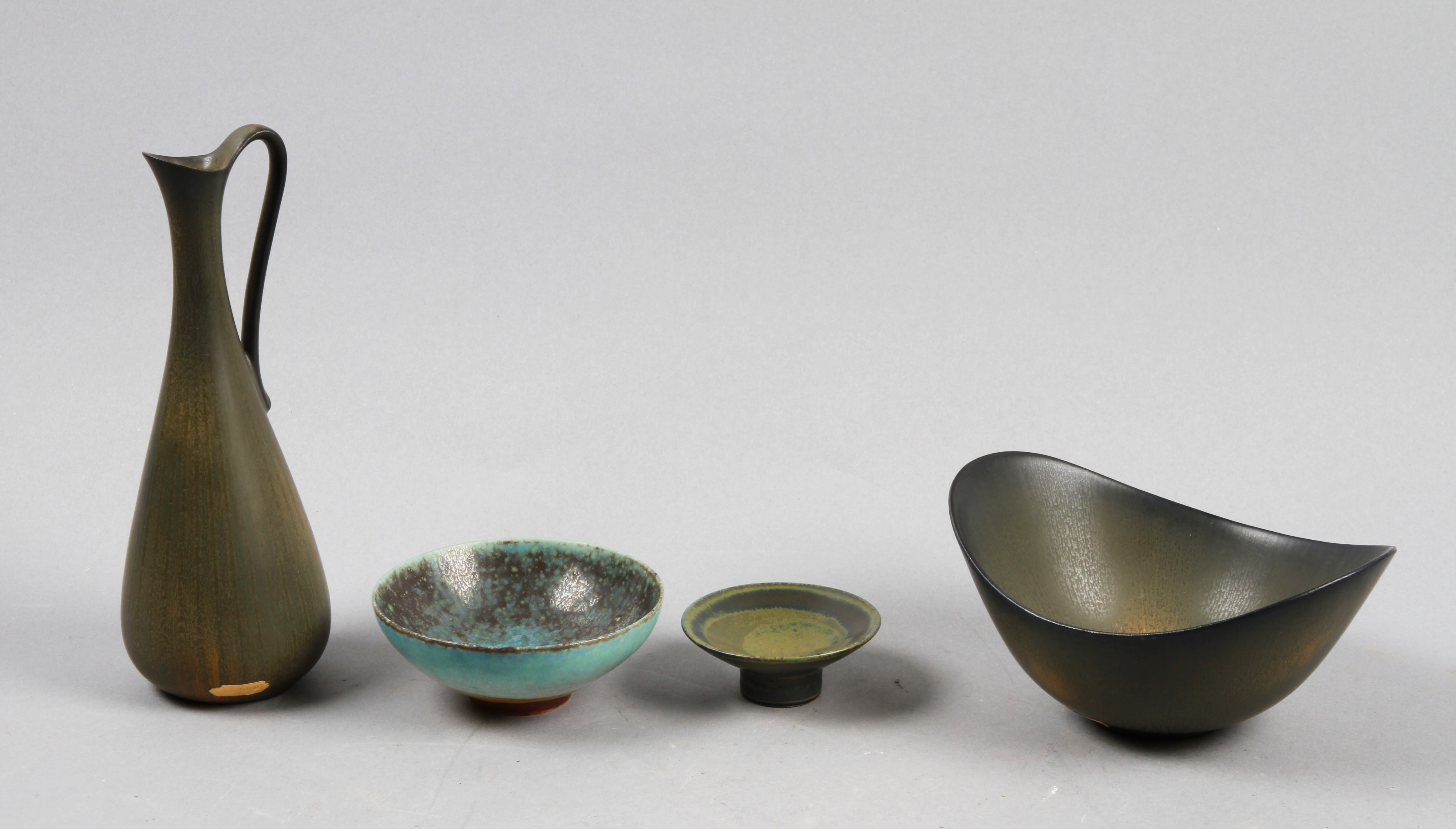 PARTI KERAMIK, 4 delar, Gunnar Nylund o Bertil Lundgren, Rörstrand samt ...