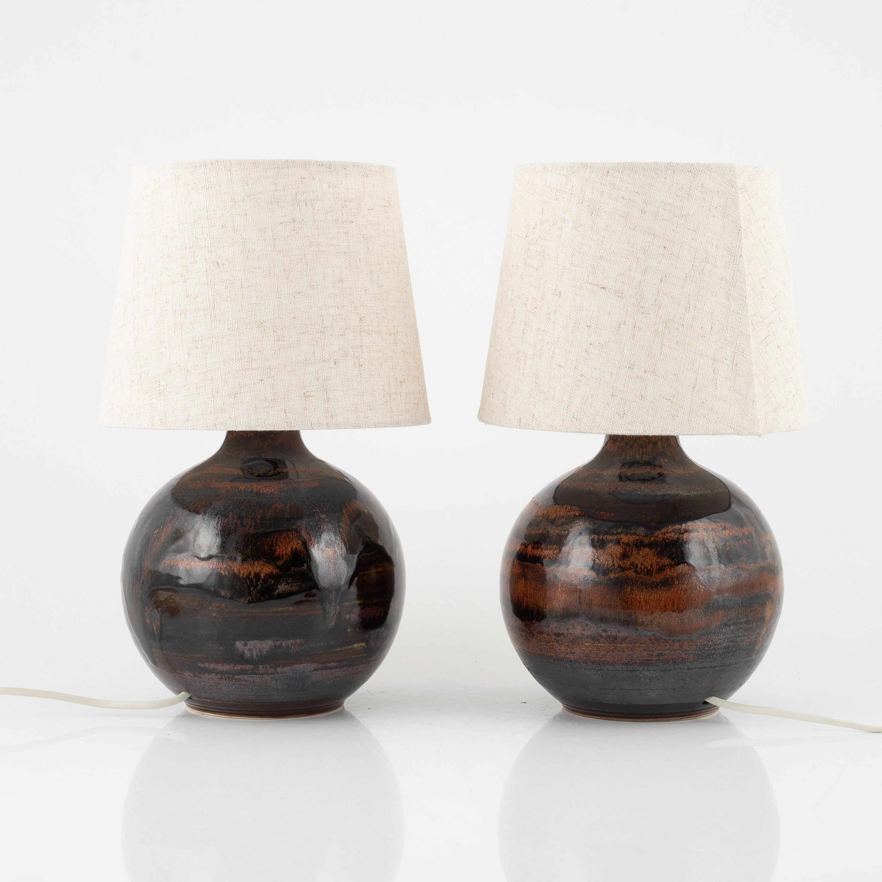 Carl-Harry Stålhane och Kent Eriksson, bordslampor, ett par ...