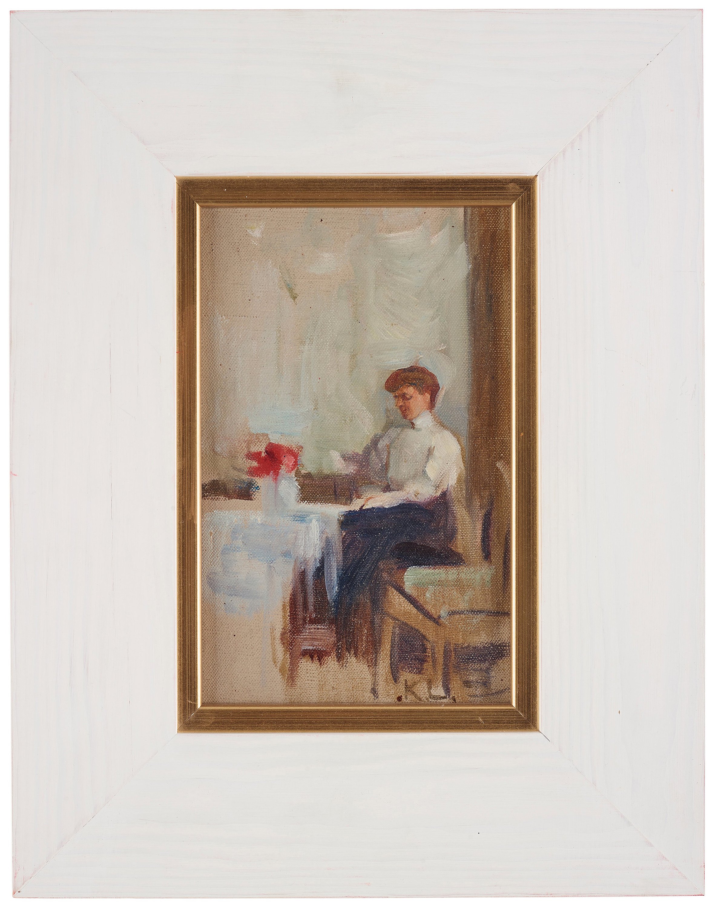 Karin Stackelberg - Lagerberg, "Tant Sigrid å verandan på Rönneholm ...