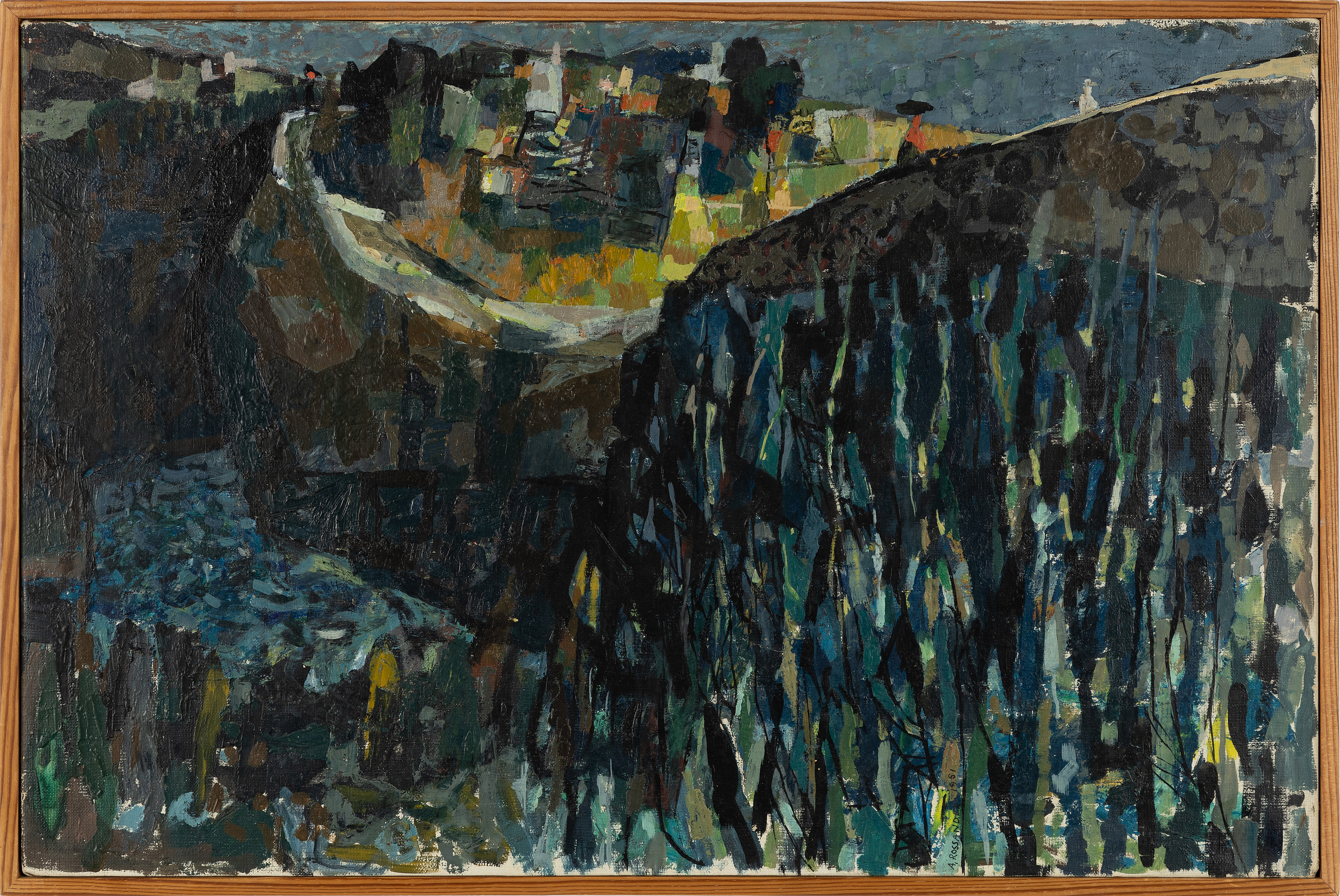 Armand Rossander, Italian landscape. - Bukowskis
