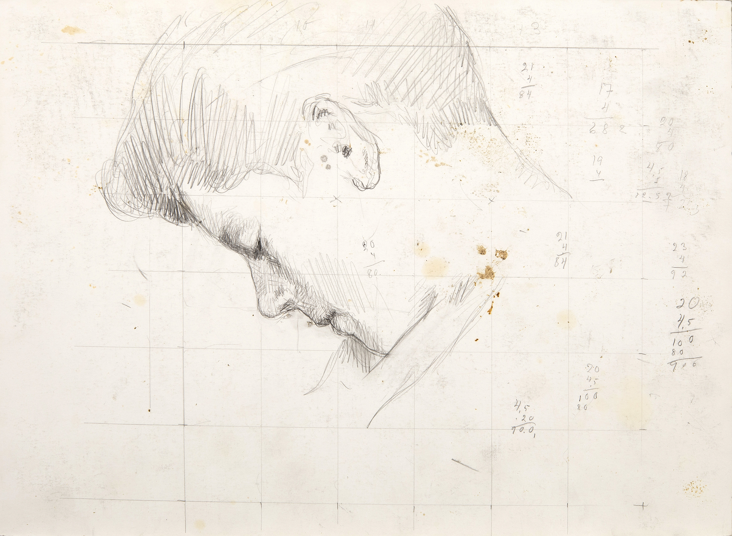 Owe Zerge, pencil drawing signed. - Bukowskis