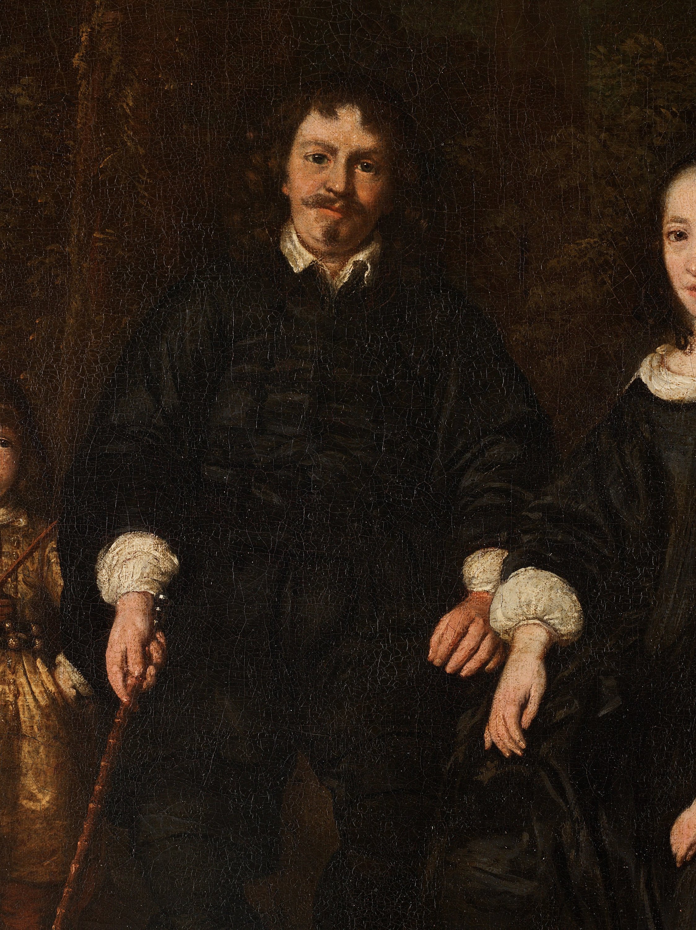 Thomas de Keyser Tillskriven, Familjebild i en park. - Bukowskis
