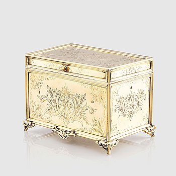 Skrin, Osmanska riket, förgyllt silver, Abdul Hamid II period (1876 ...