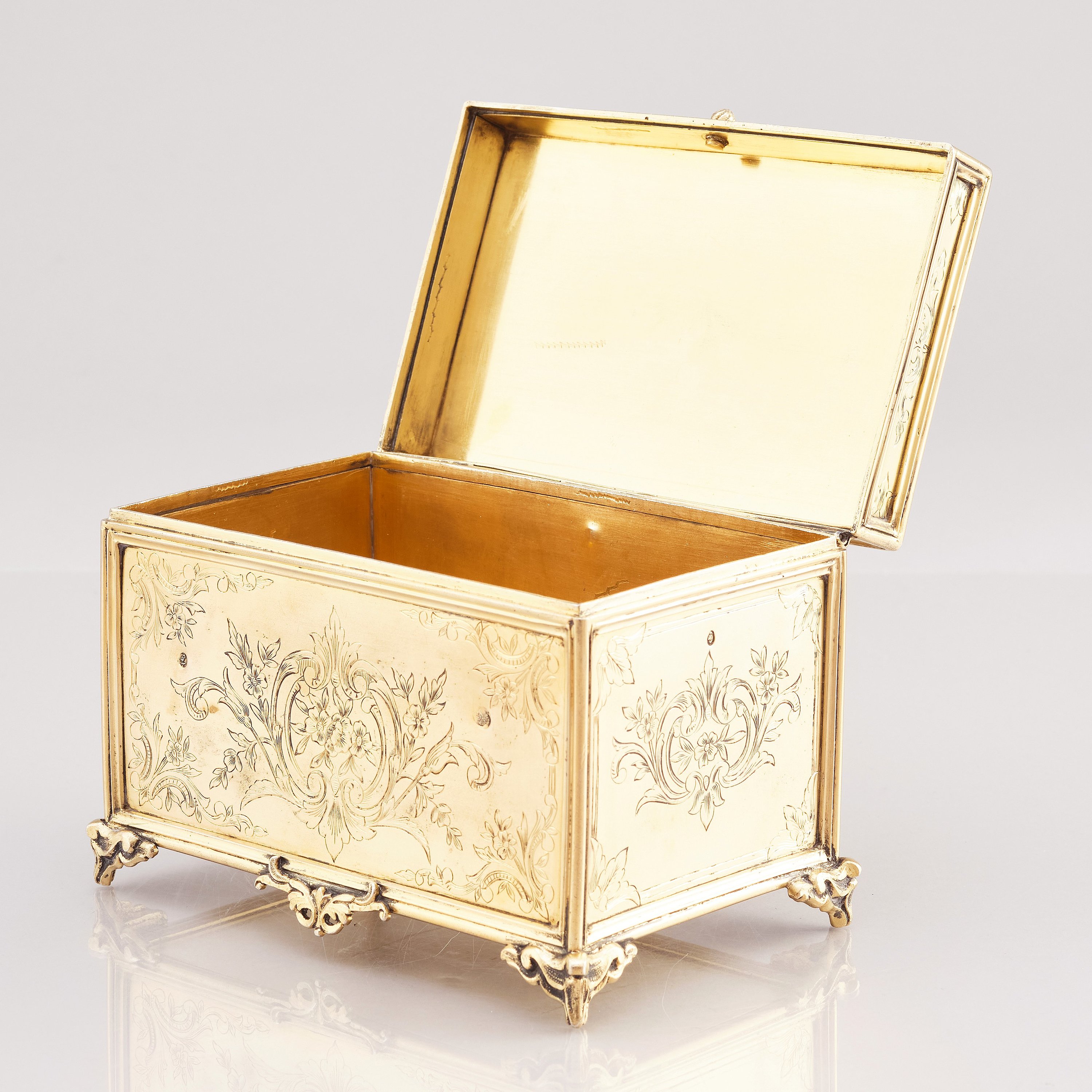 Skrin, Osmanska riket, förgyllt silver, Abdul Hamid II period (1876 ...