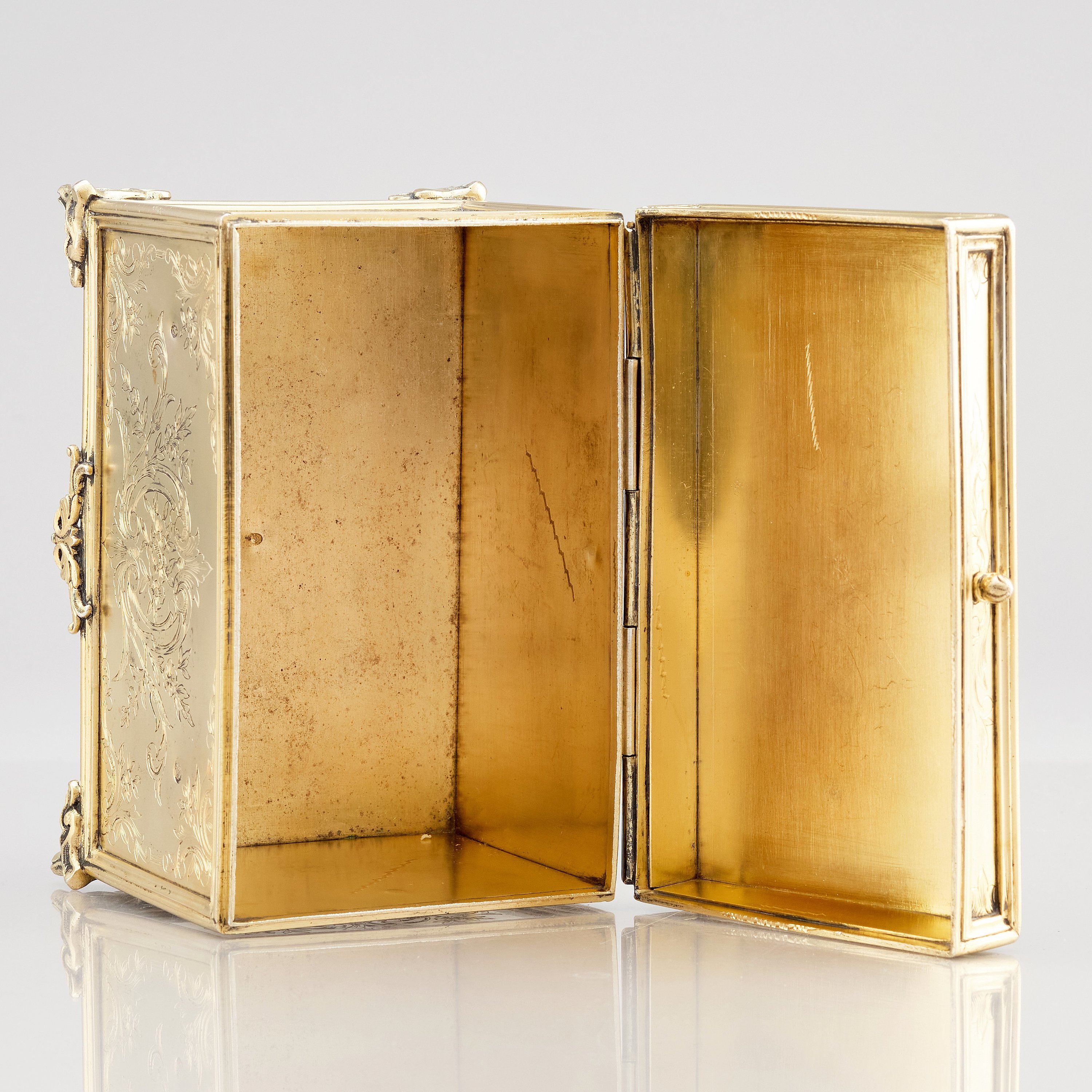 Skrin, Osmanska riket, förgyllt silver, Abdul Hamid II period (1876 ...