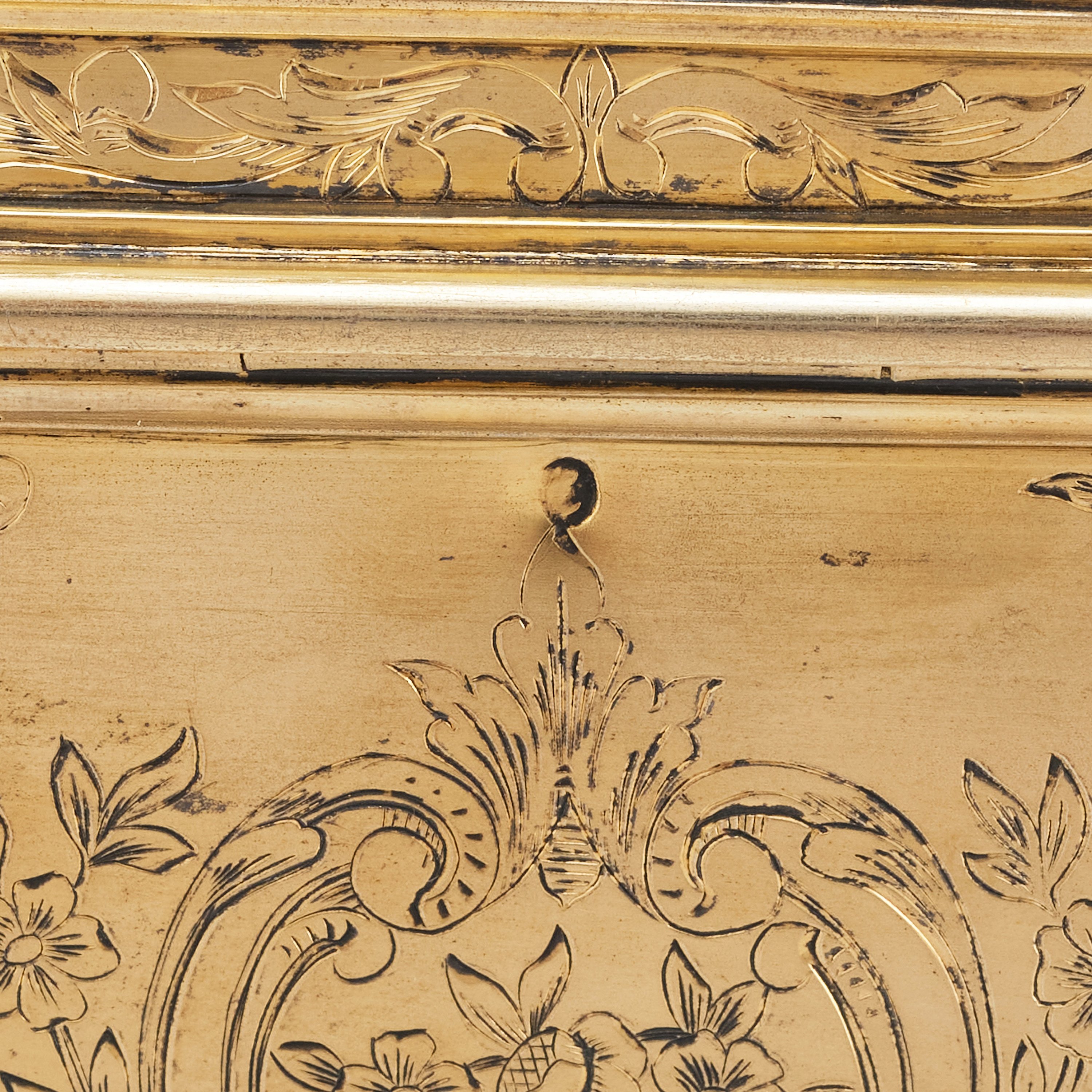 Skrin, Osmanska riket, förgyllt silver, Abdul Hamid II period (1876 ...