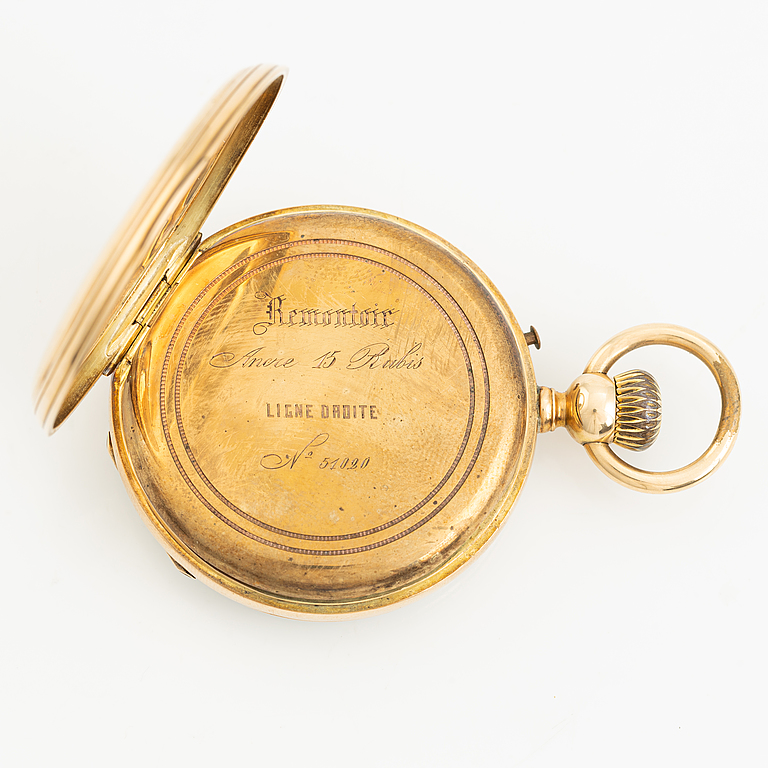 Fickur, 14K guld, 47 mm. - Bukowskis