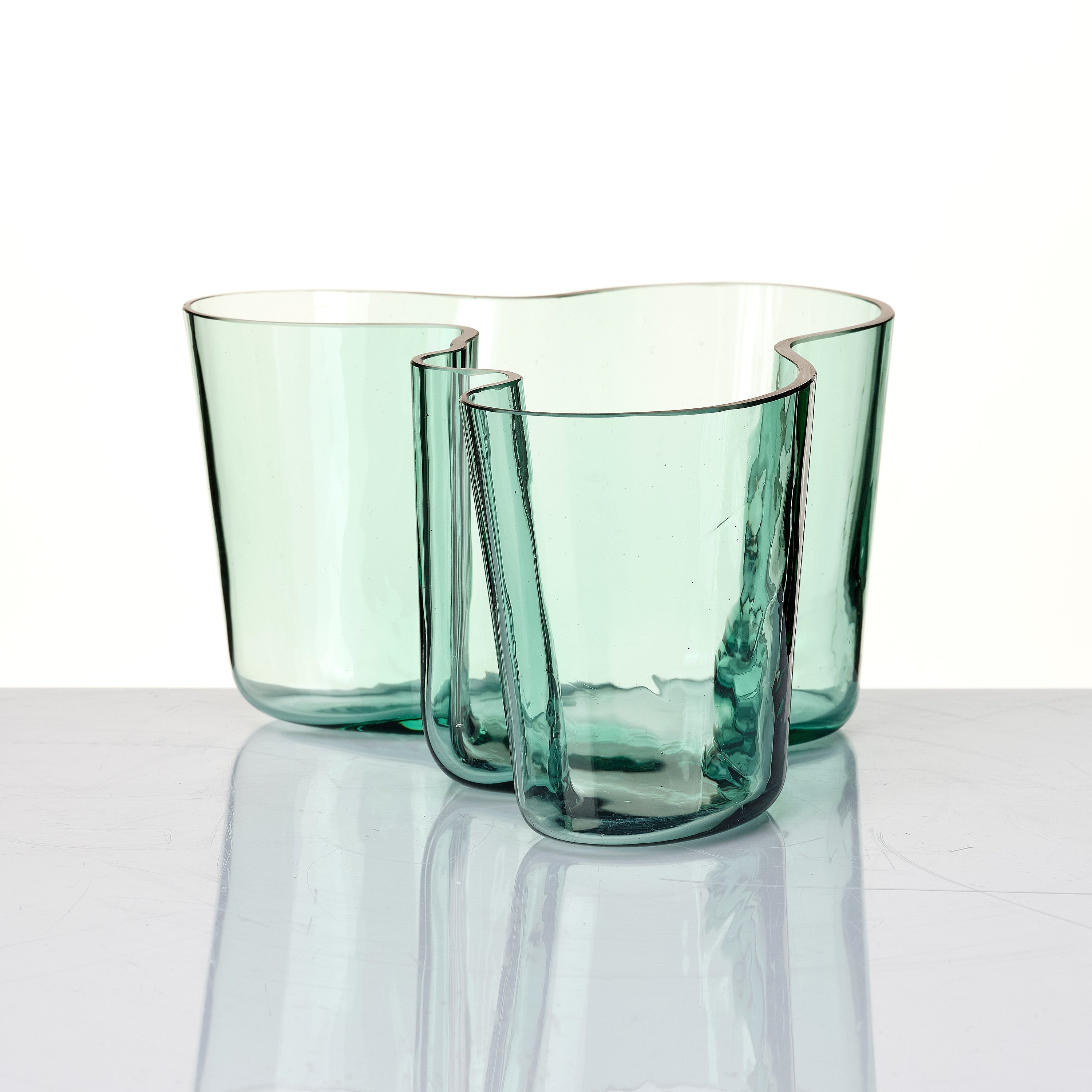 Alvar Aalto, a glass vase, model 9750, Karhula Glassworks, Finland 1937 ...