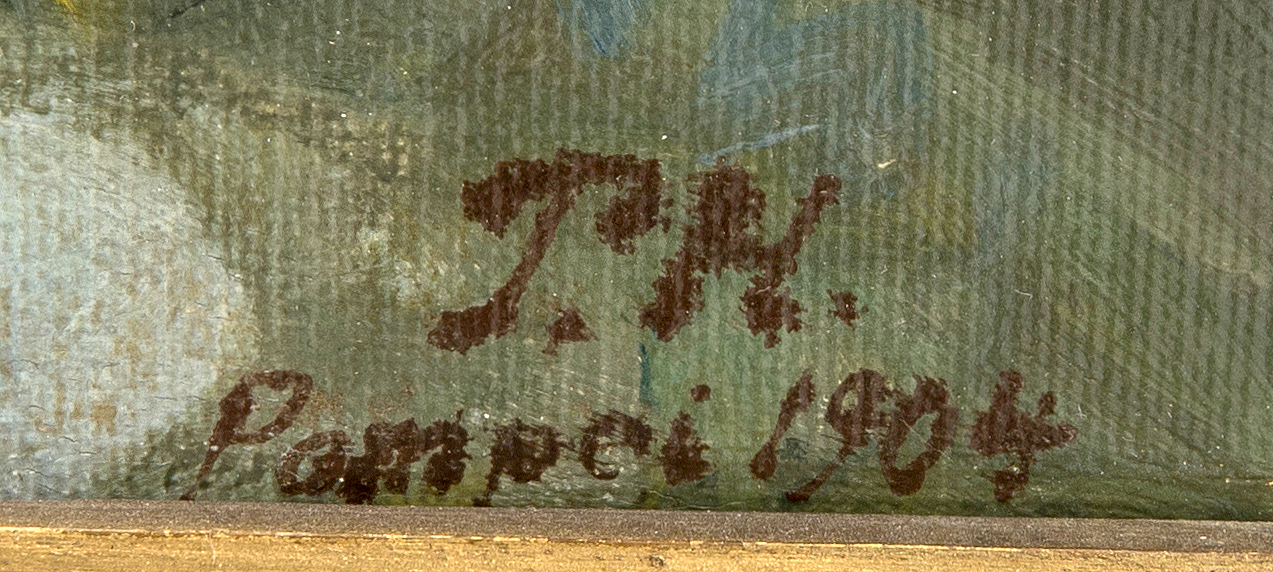 Ole Peter Hansen, oil on canvas, signed and dated 1904. - Bukowskis