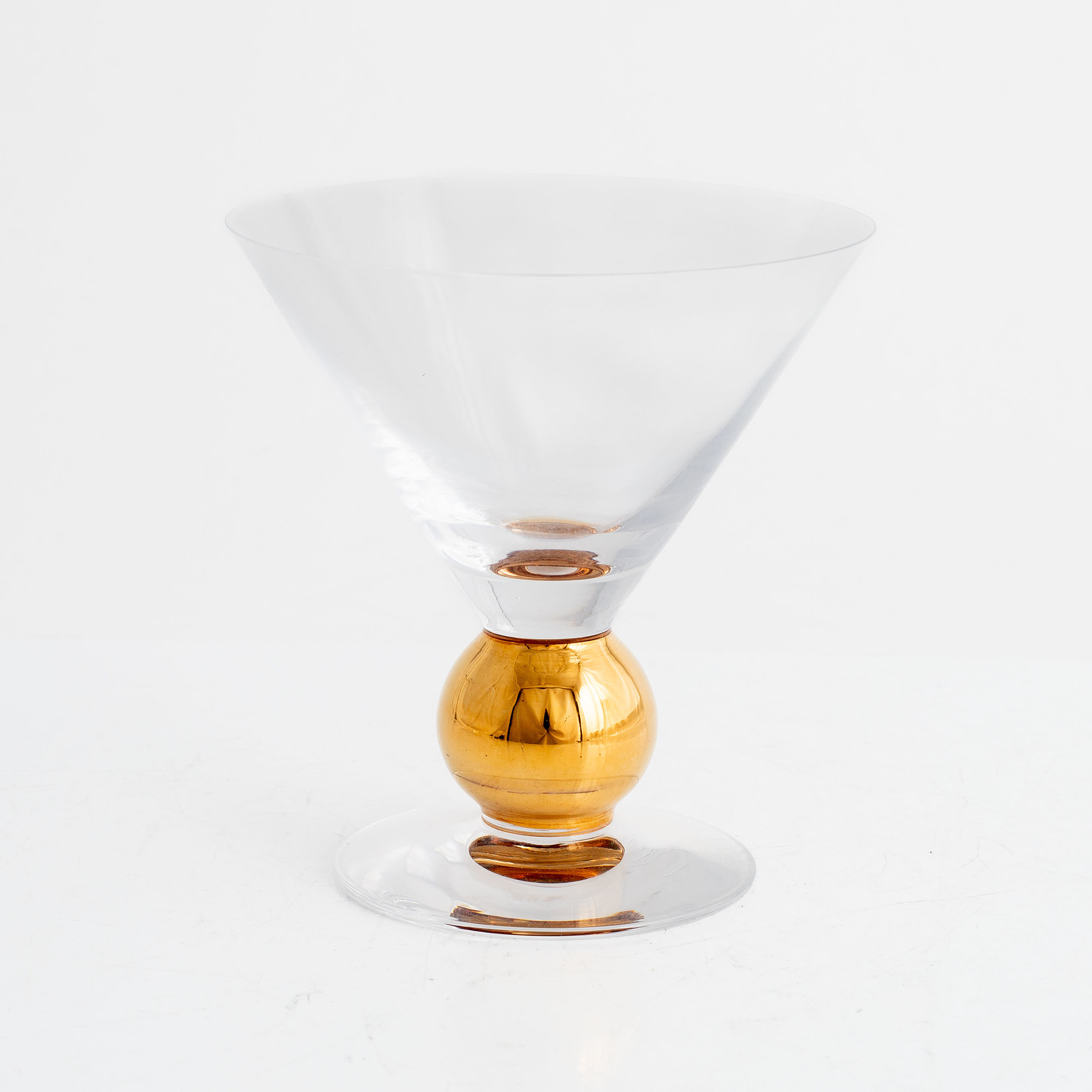 Gunnar Cyrén, cocktailglas, 8 st, "Nobel", Orrefors. - Bukowskis