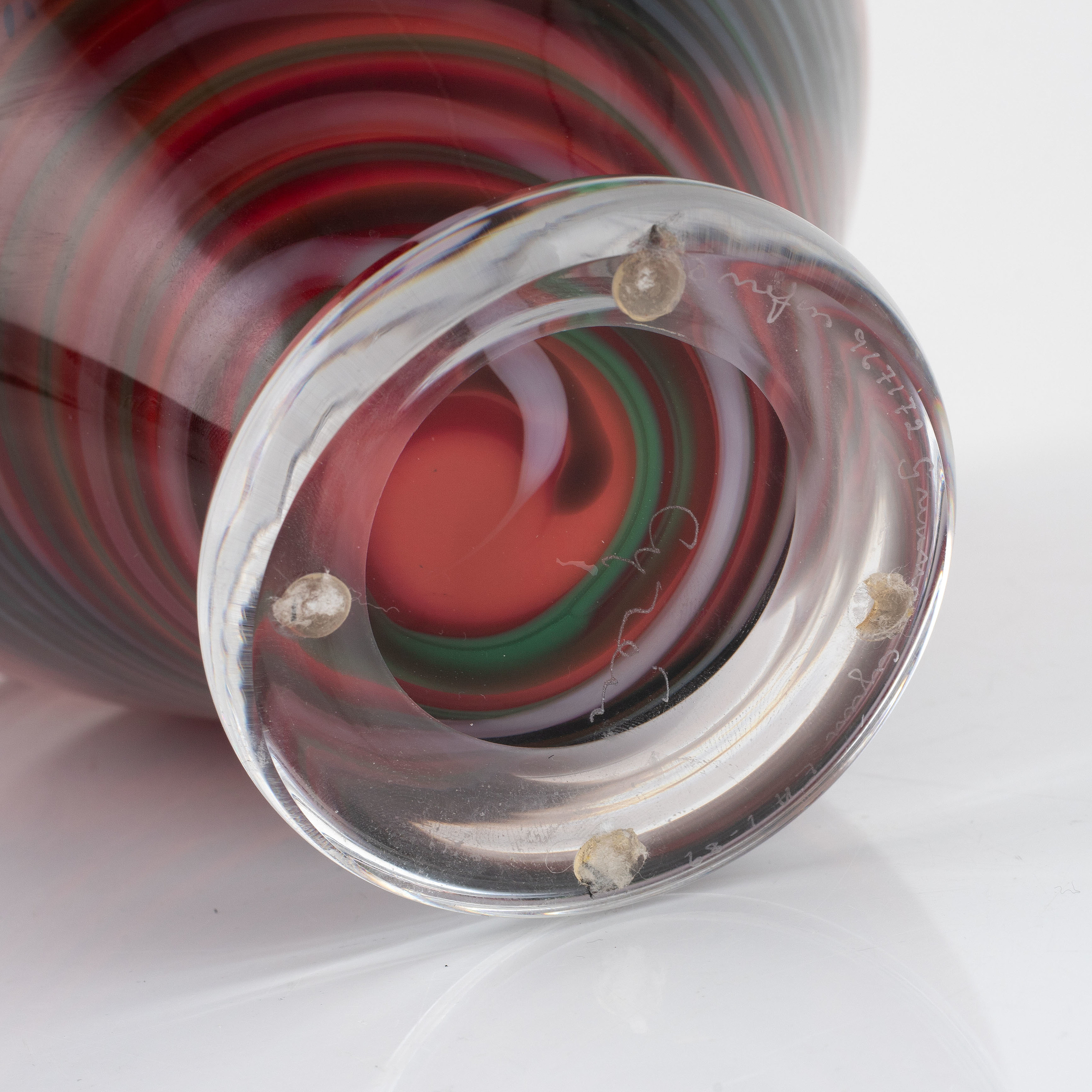 Gunnar Cyrén, vas, "Salamander", Orrefors 1989. - Bukowskis