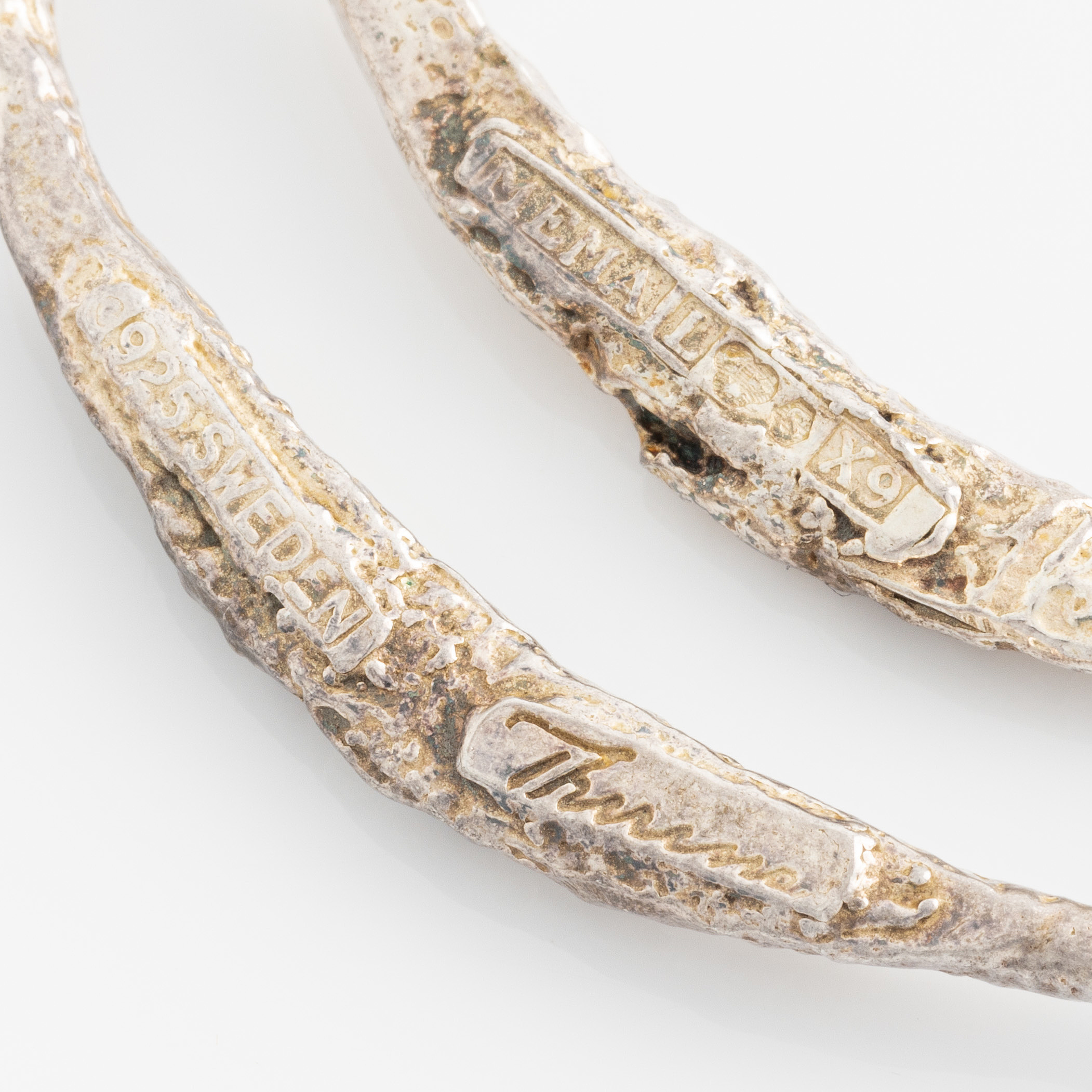 Theresia Hvorslev, for Mema, silver necklace with rock crystal. - Bukowskis