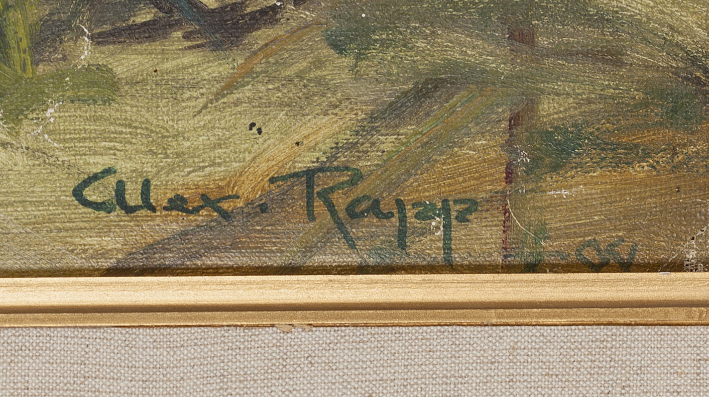 Alex Rapp, olja på duk, signerad och daterad. - Bukowskis