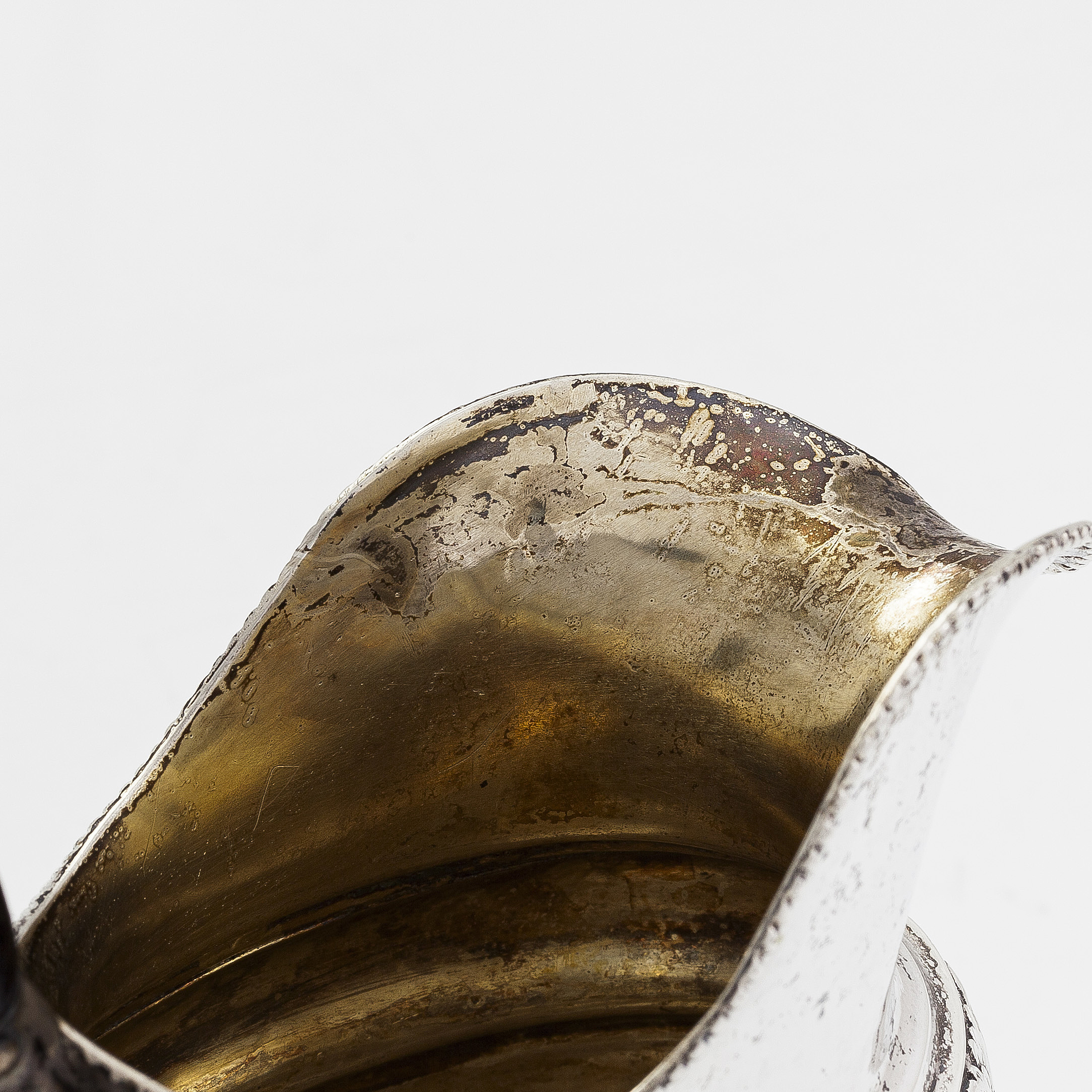 A silver coffee pot, and silver cream jug, Olof Robert Lundgren, Turku ...