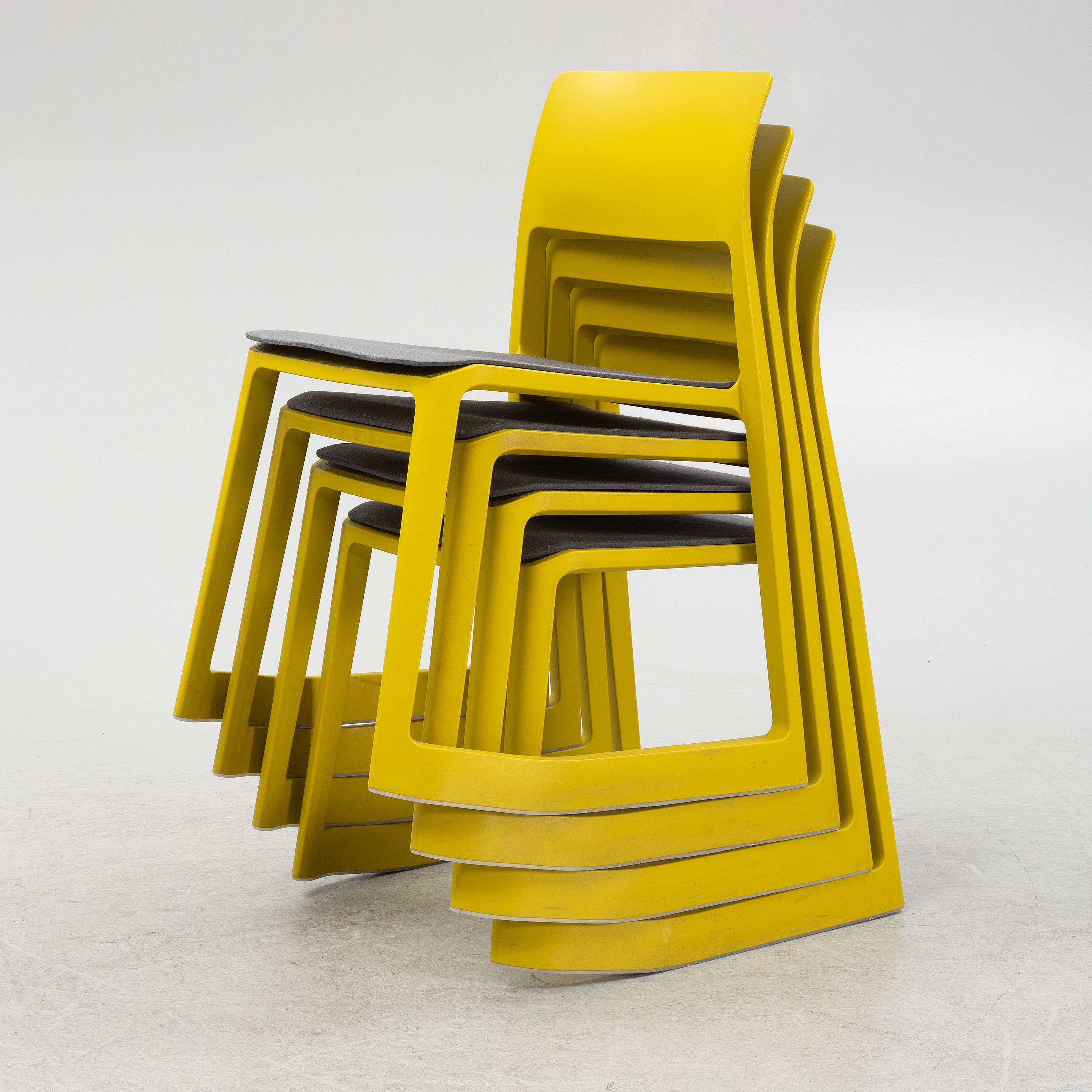 Edward Barber & Jay Osgerby, a set of eight 'Tip Ton' chairs from Vitra ...