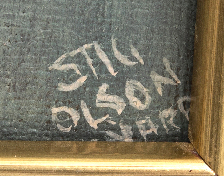 Stig Olson, oil on canvas, signed. - Bukowskis