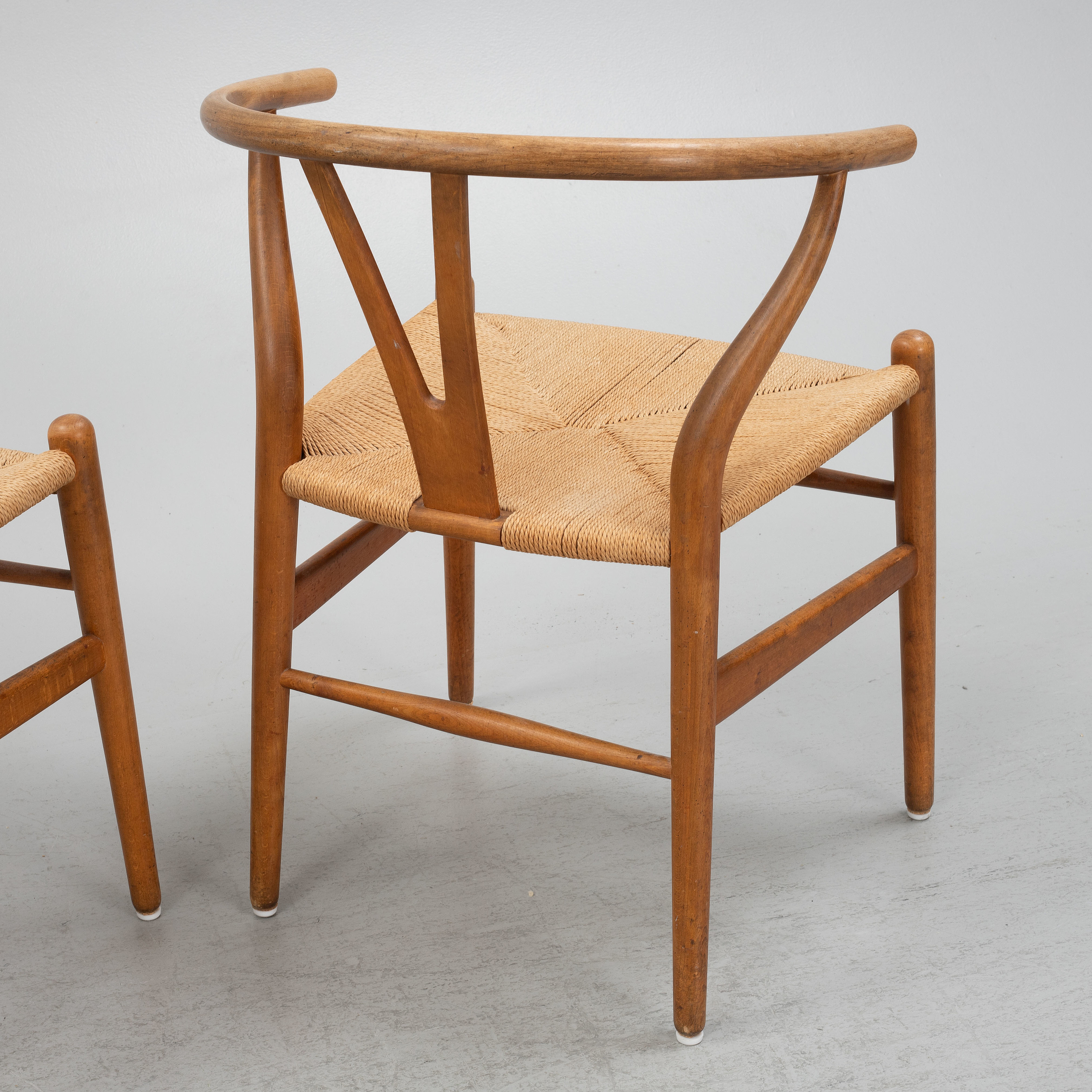 Hans Wegner, stolar 4 st, modell CH-24, "Y-stolen", Carl Hansen & Son ...