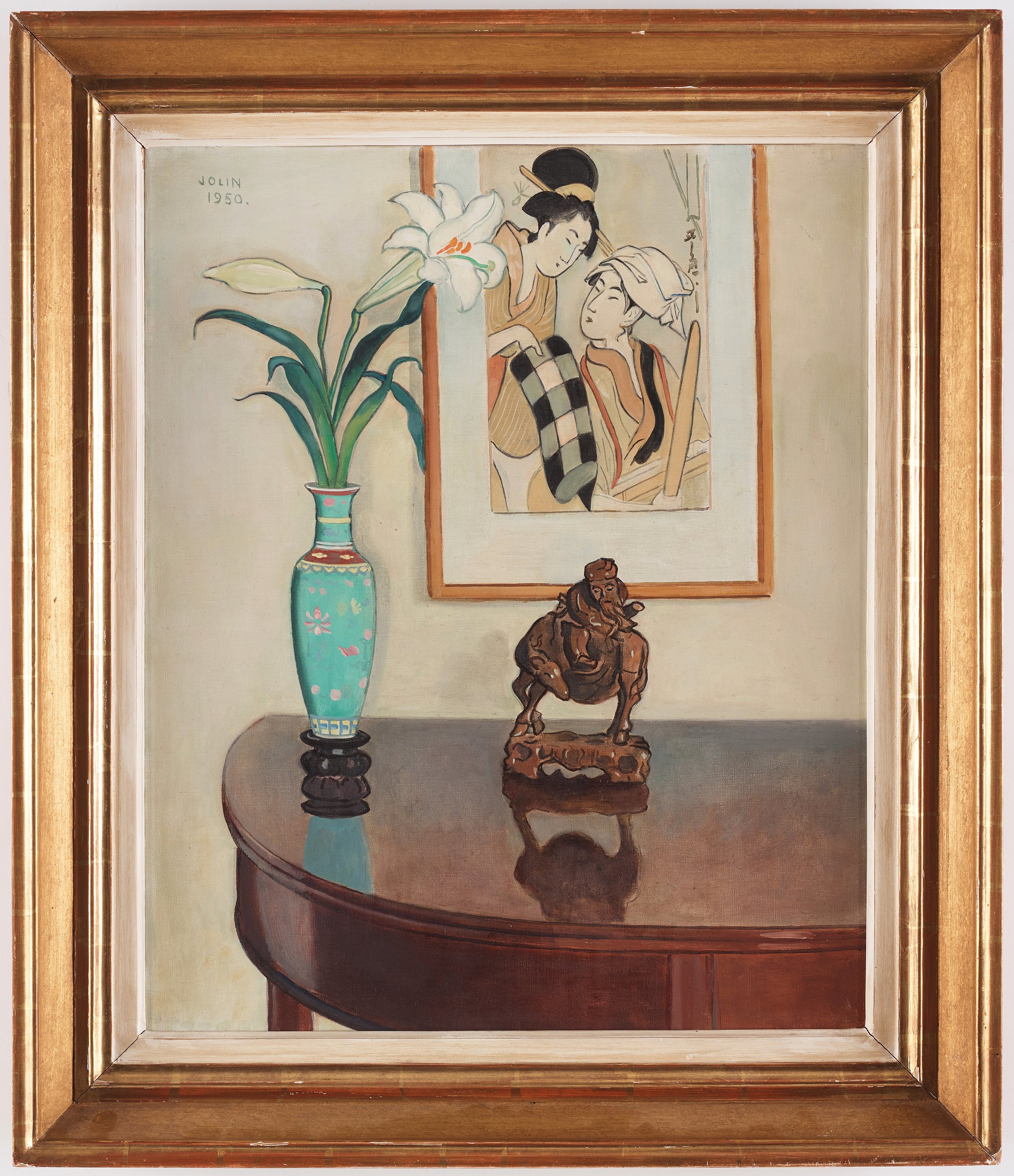 Einar Jolin, Still life with lilies. - Bukowskis