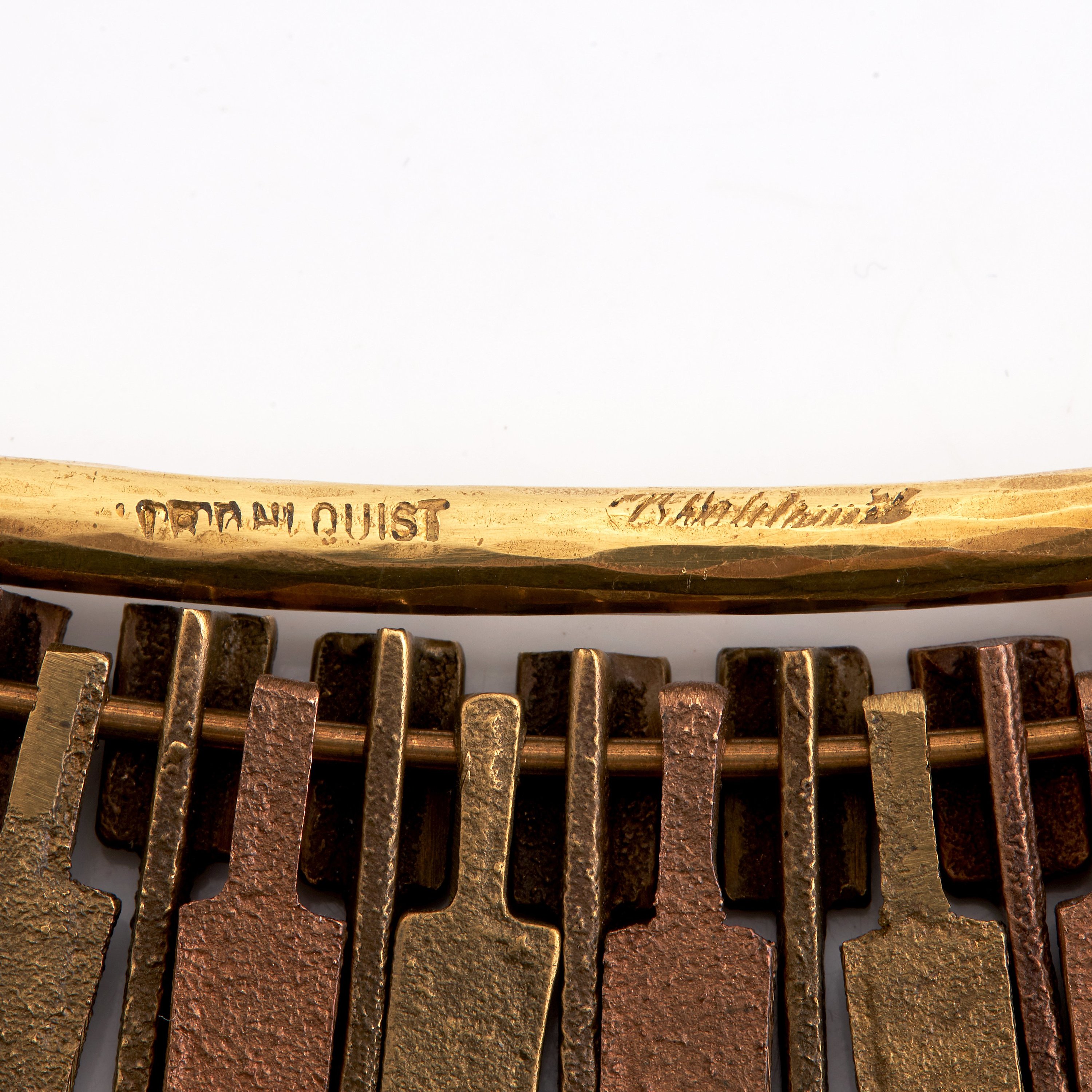 Inga-Britt "Ibe" Dahlquist, a bronze necklace, Visby. - Bukowskis