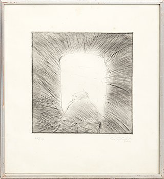 Evert Lundquist, etching signed and numbered 60/110. - Bukowskis