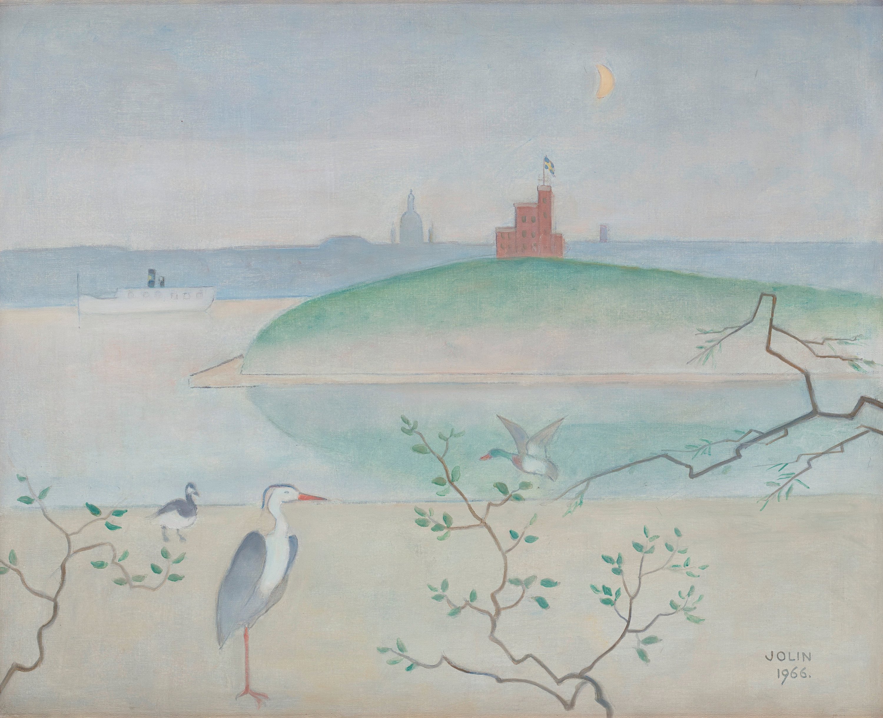 Einar Jolin, View over Kastellholmen, Stockholm. - Bukowskis