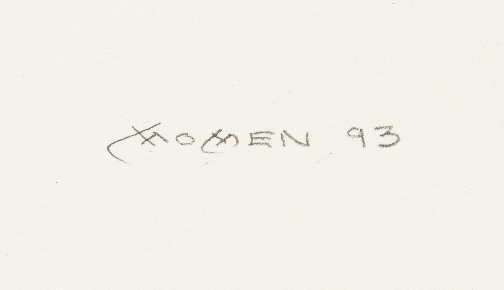 Karl Momen, Untitled. - Bukowskis