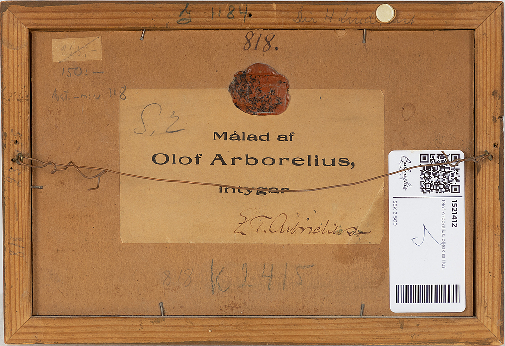 Olof Arborelius, Fäbovall. - Bukowskis