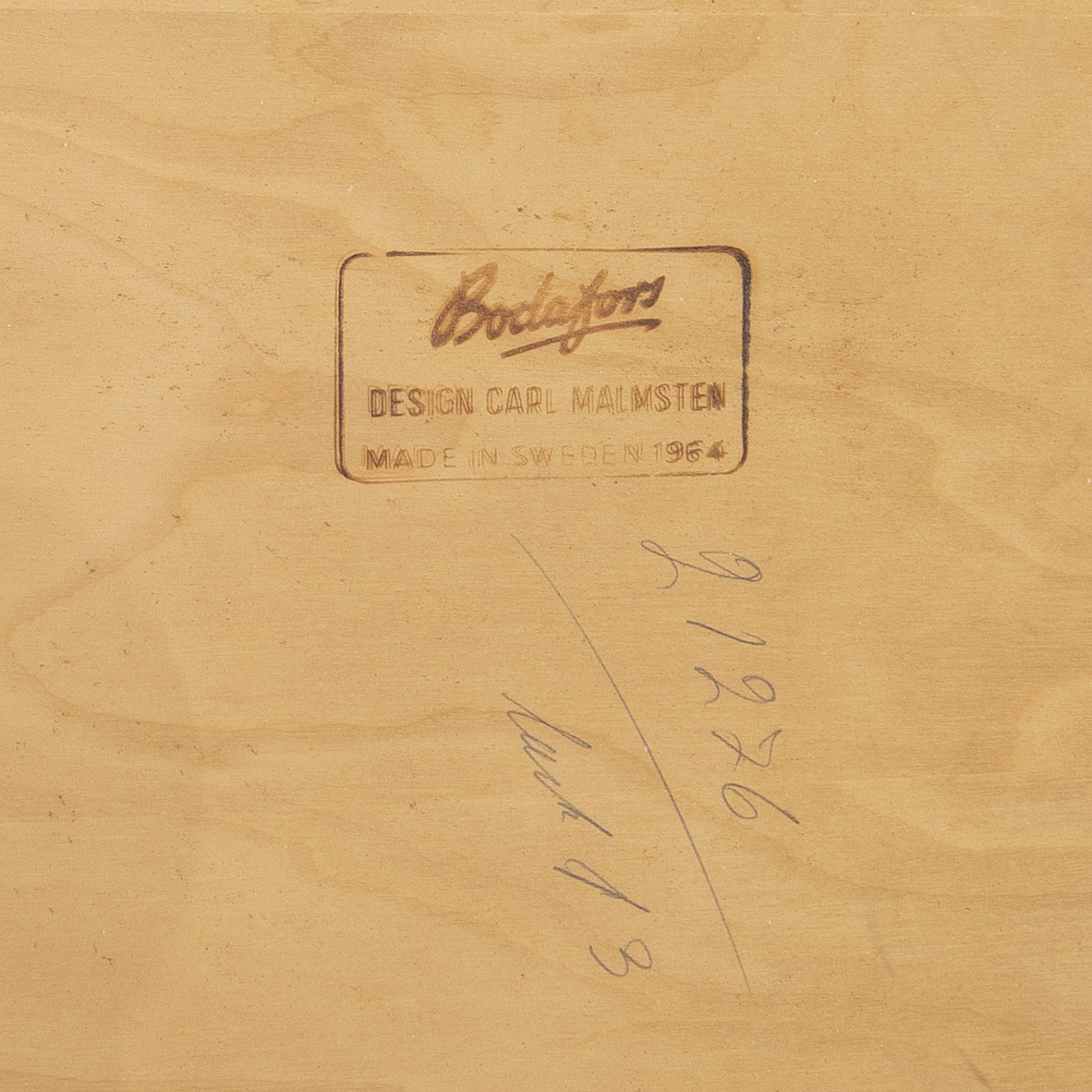 Carl Malmsten, sängbord ett par "Birgitta" Bodafors möbler 1964 ...