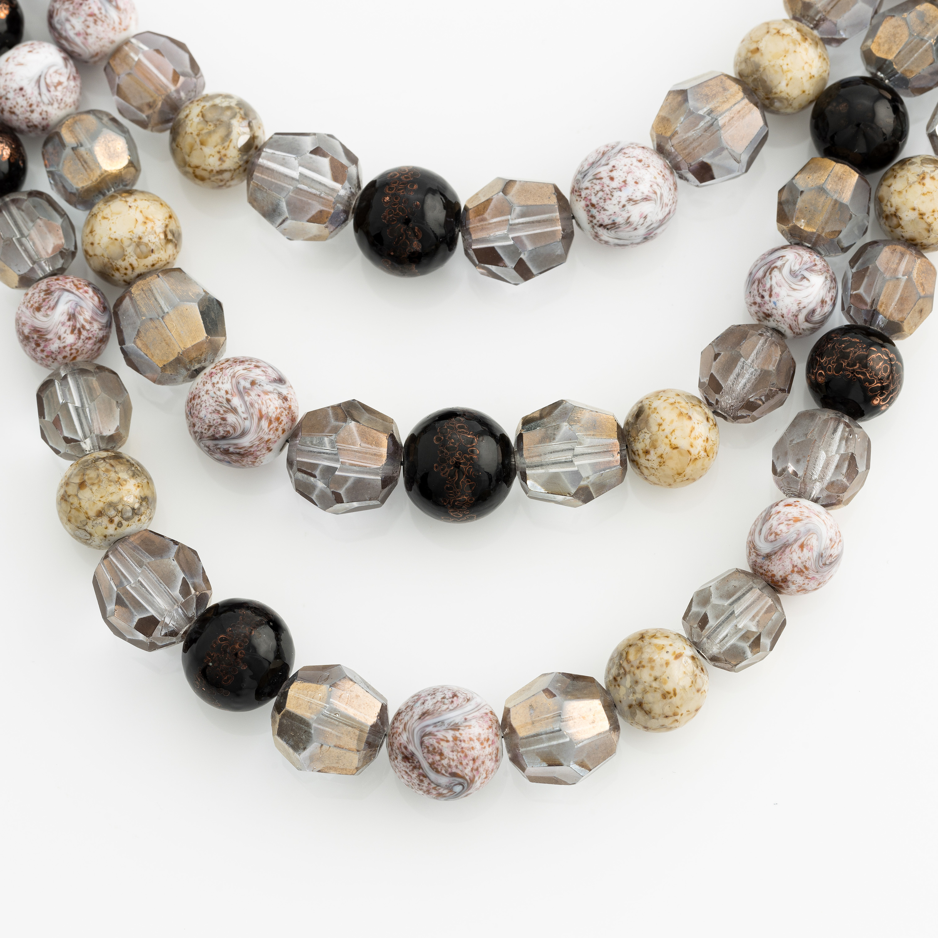 Christian Dior, Three-strand necklace with imitation stones, 1959 ...