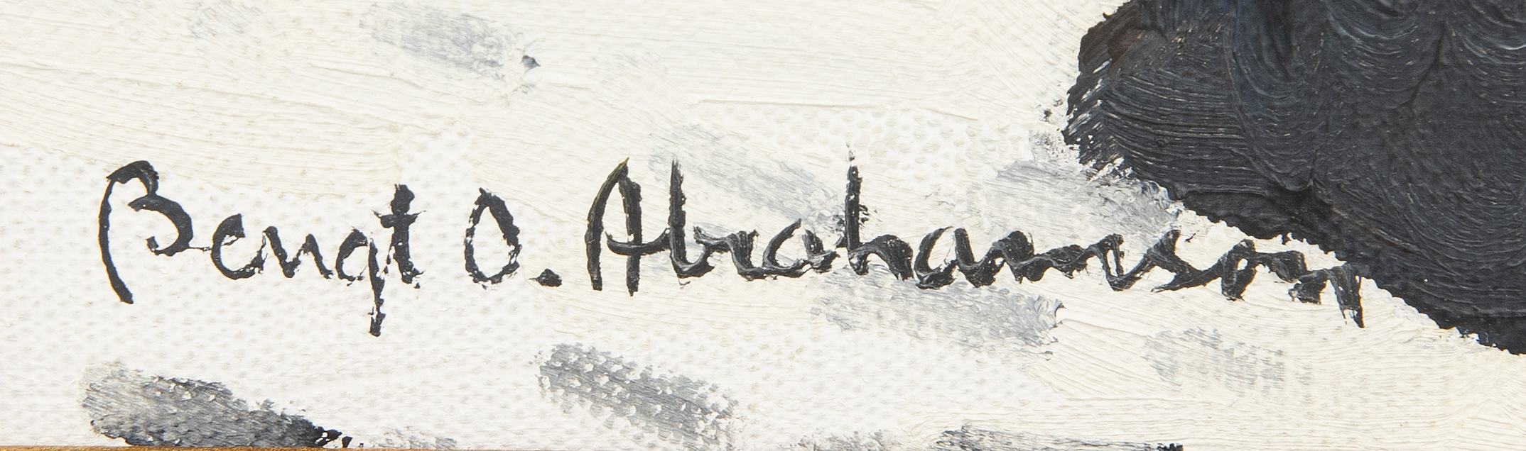 Bengt O Abrahamsson, oil on canvas, signed. - Bukowskis