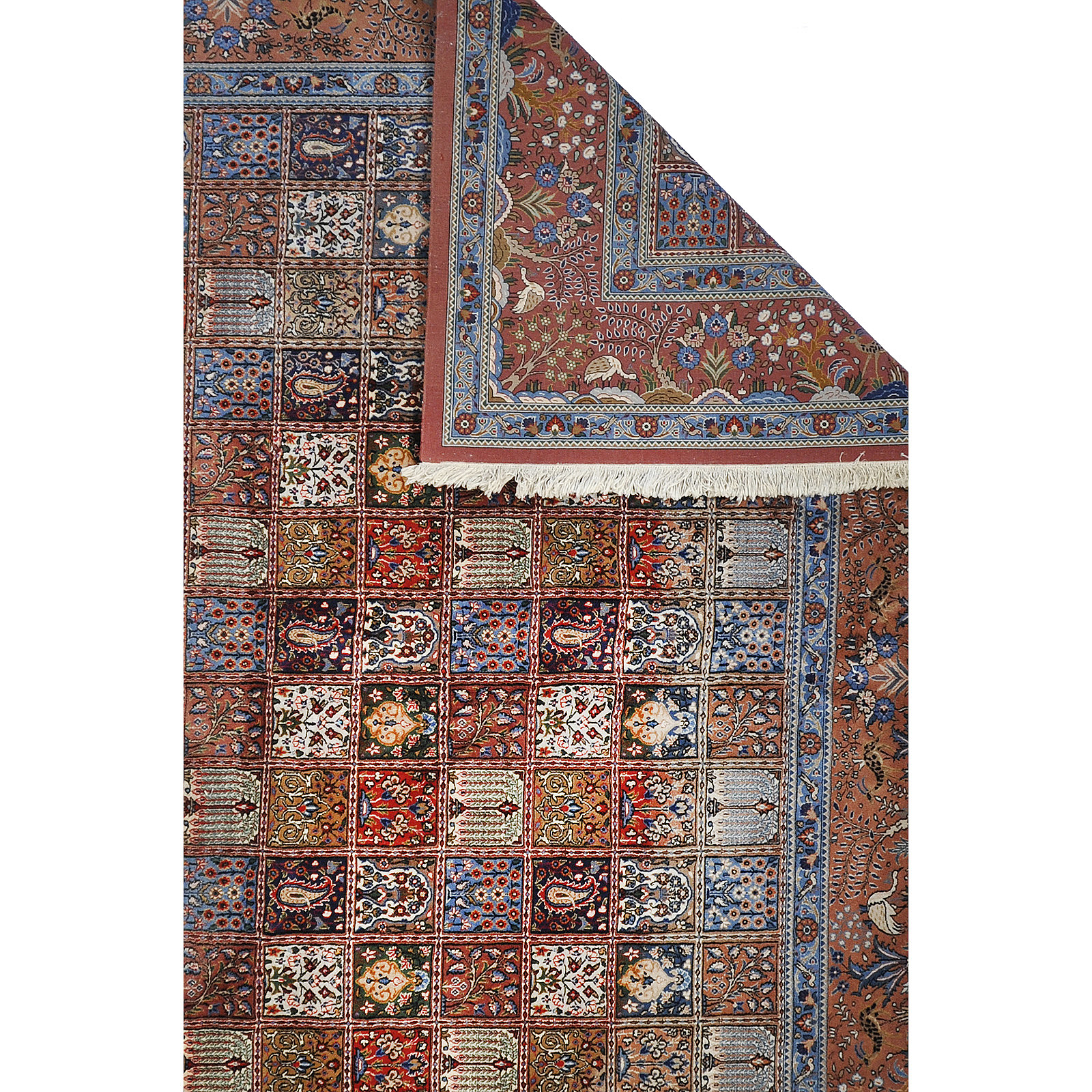 A semi-antique/old Moud carpet, approximately 489 x 340 cm. - Bukowskis