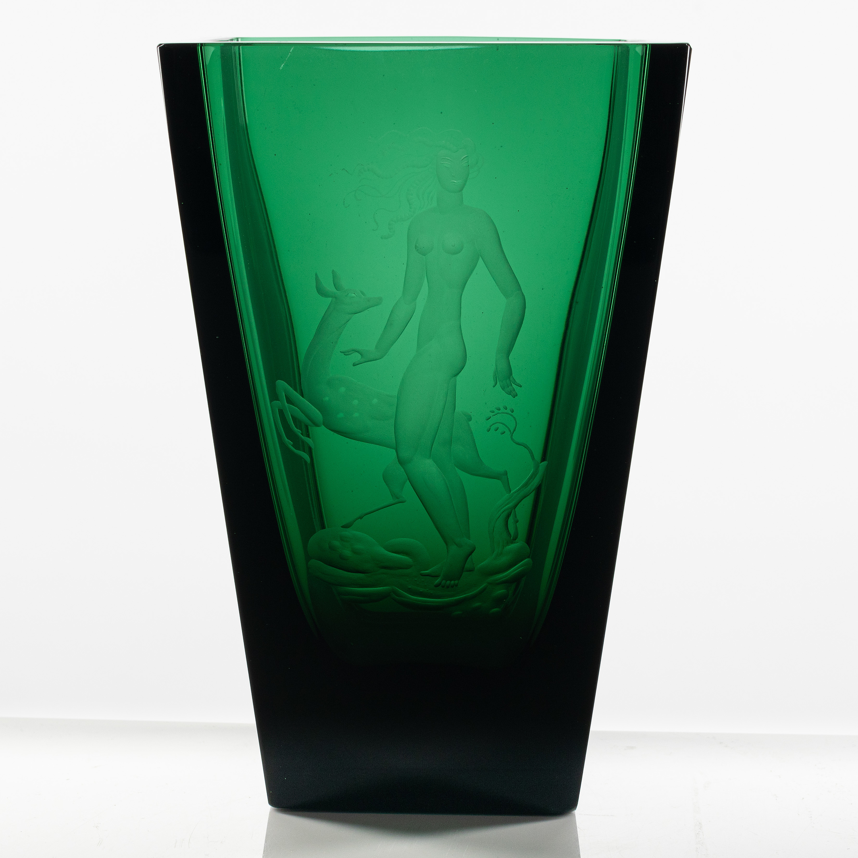 Vicke Lindstrand, vas, Orrefors. - Bukowskis